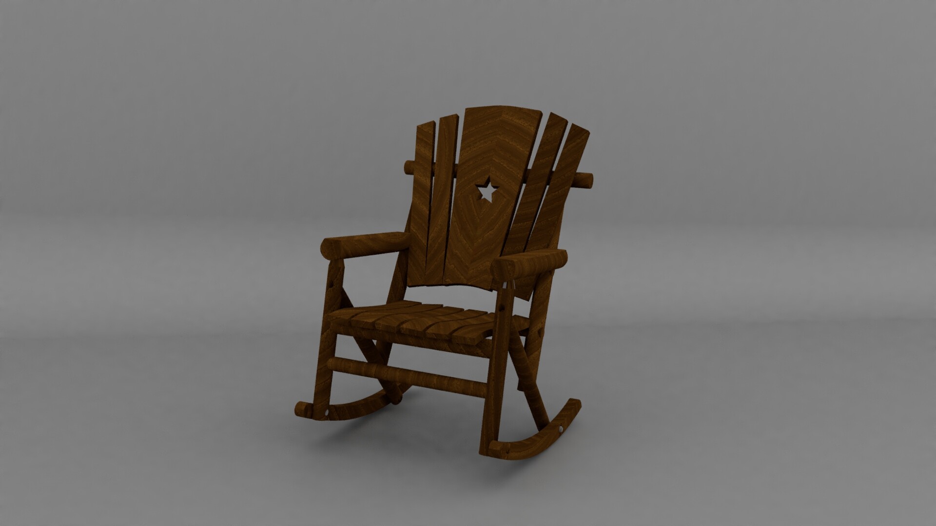 ArtStation - Wooden Chair 3D Model