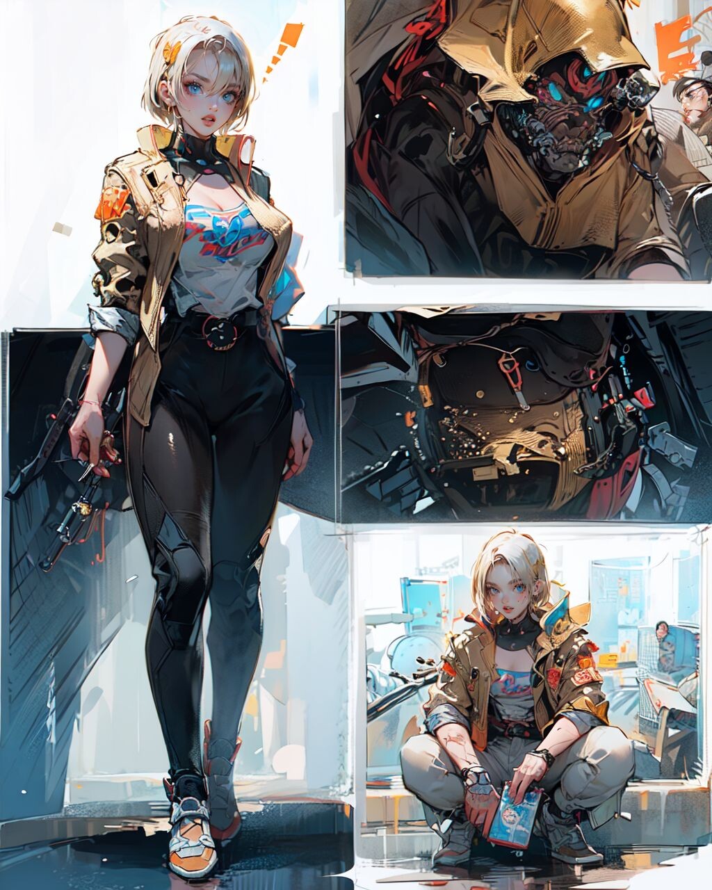 4K Anime Reference Art for Artists and Enthusiasts - 386 Futuristic ...