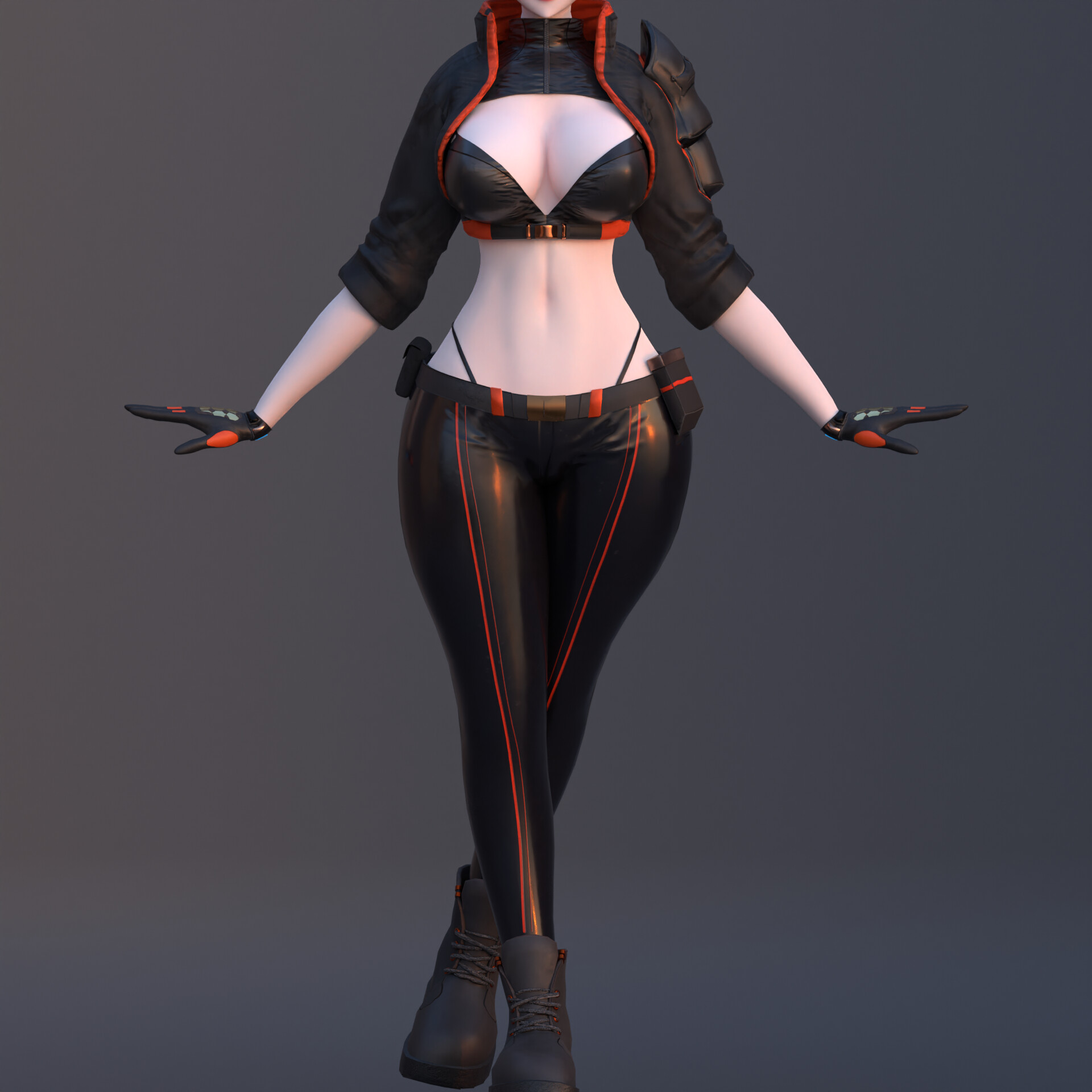 ArtStation - Cyberpunk outfit - From scratch