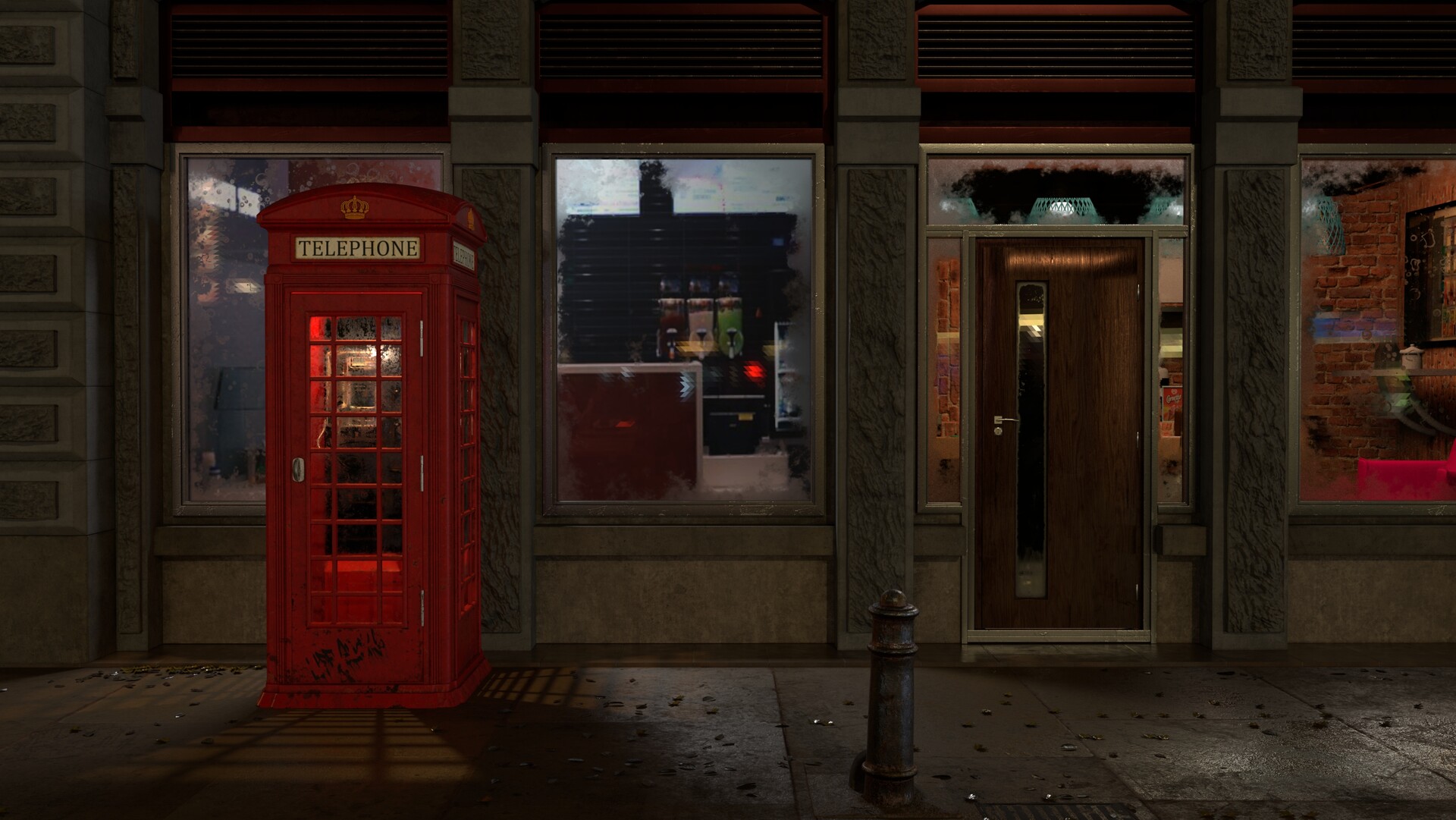 ArtStation - Red telephone box