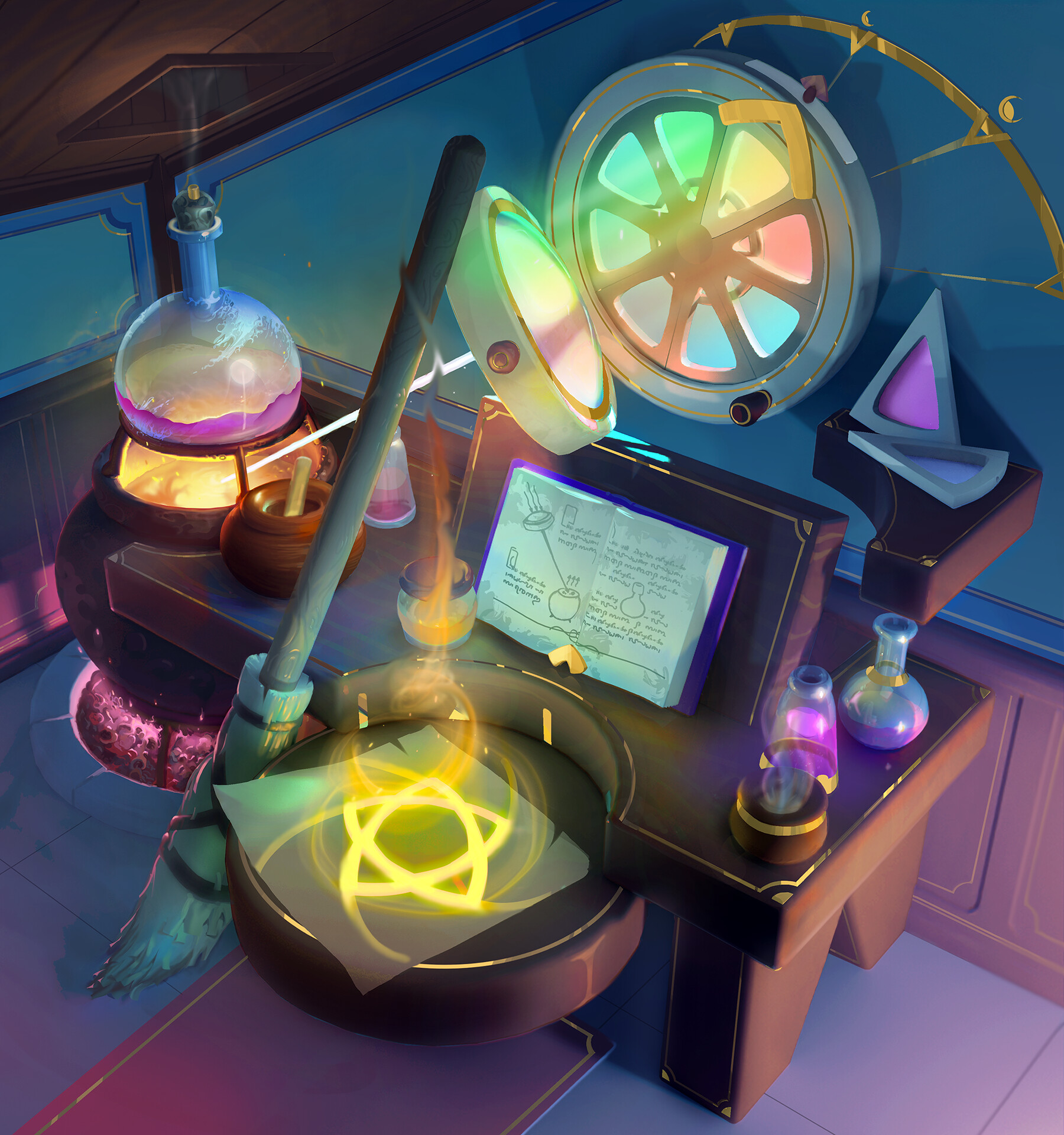 ArtStation - Alchemist's workshop