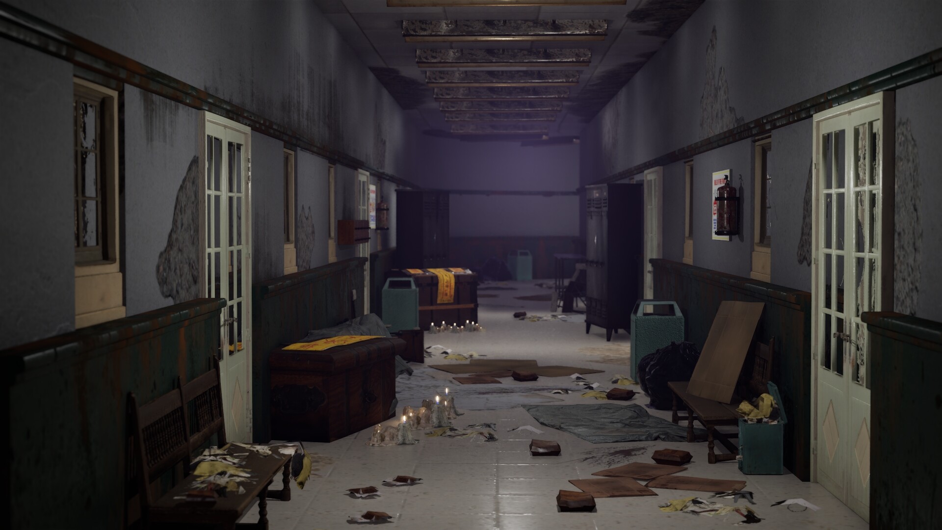 ArtStation - Abandoned Hallway