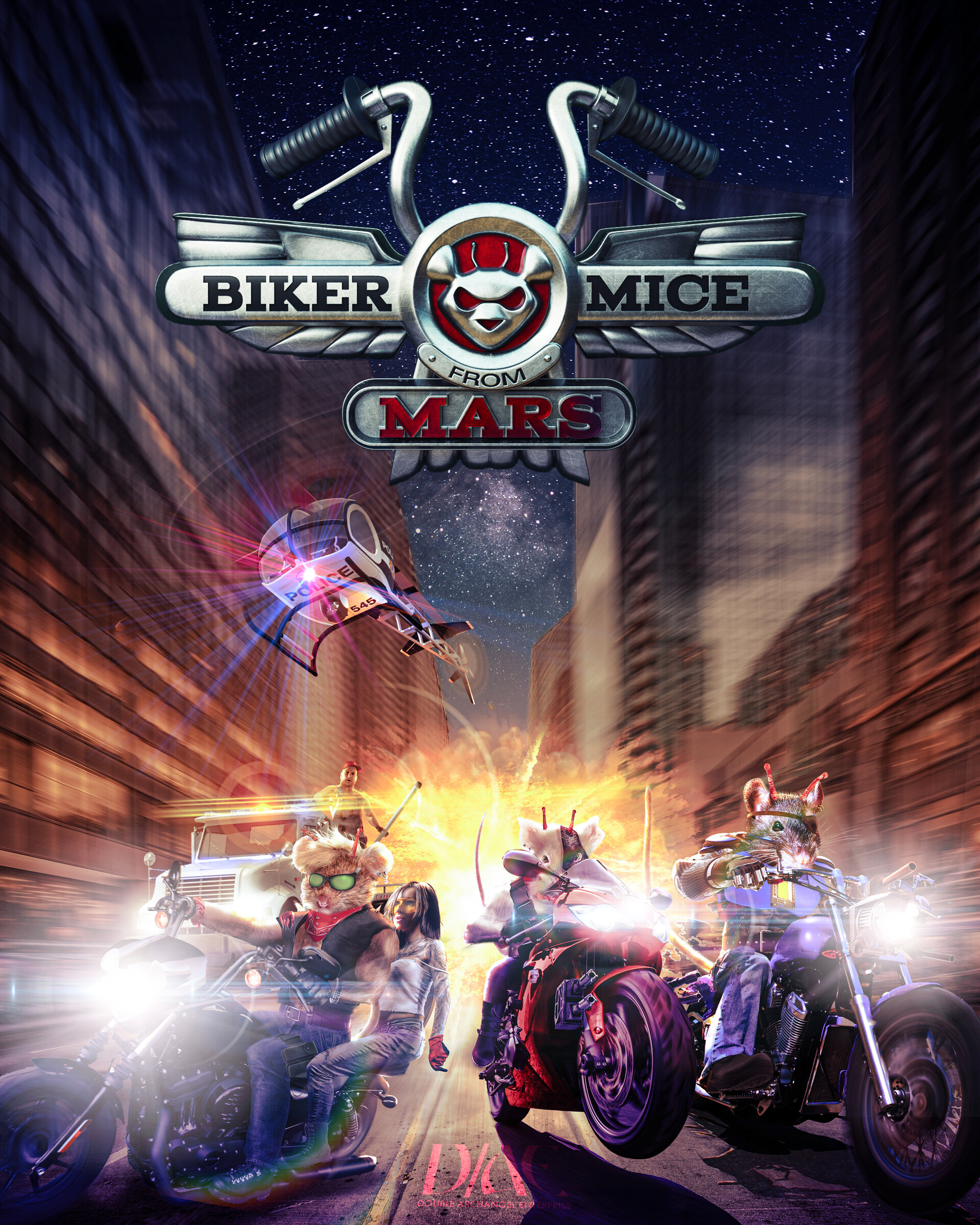 ArtStation - Biker Mice from MArs - Live Action Poster