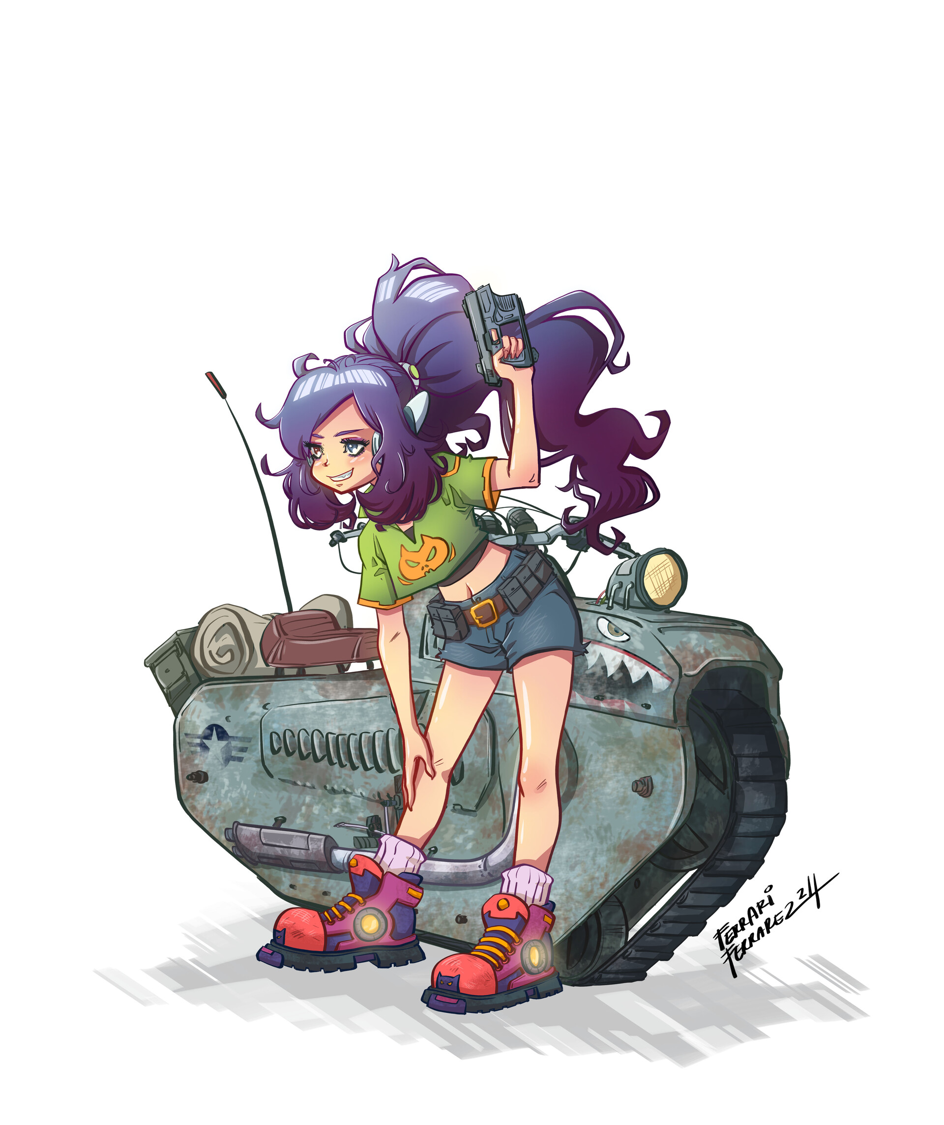 ArtStation - Motor Tank girl