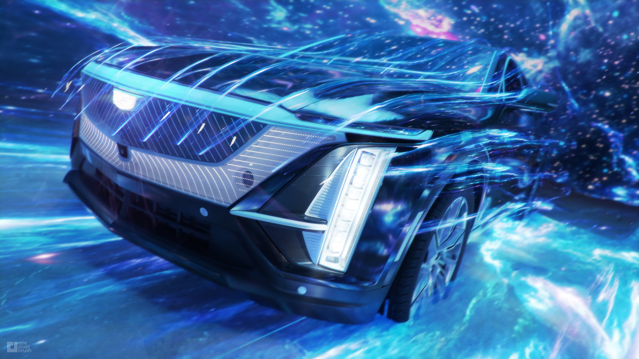 One Pixel Brush - Cadillac Blue