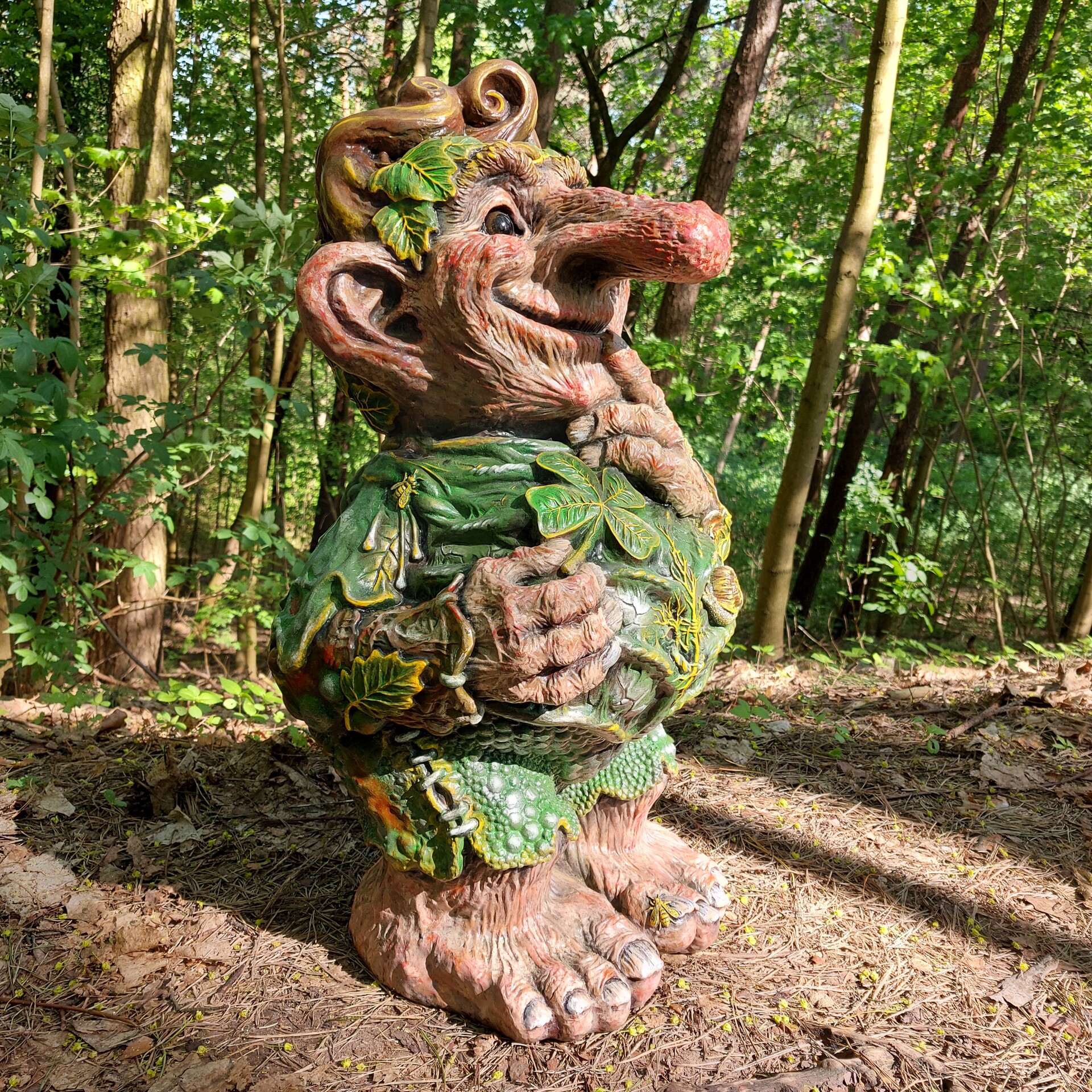 ArtStation - Troll boy figure trolls sculpture handmade statue