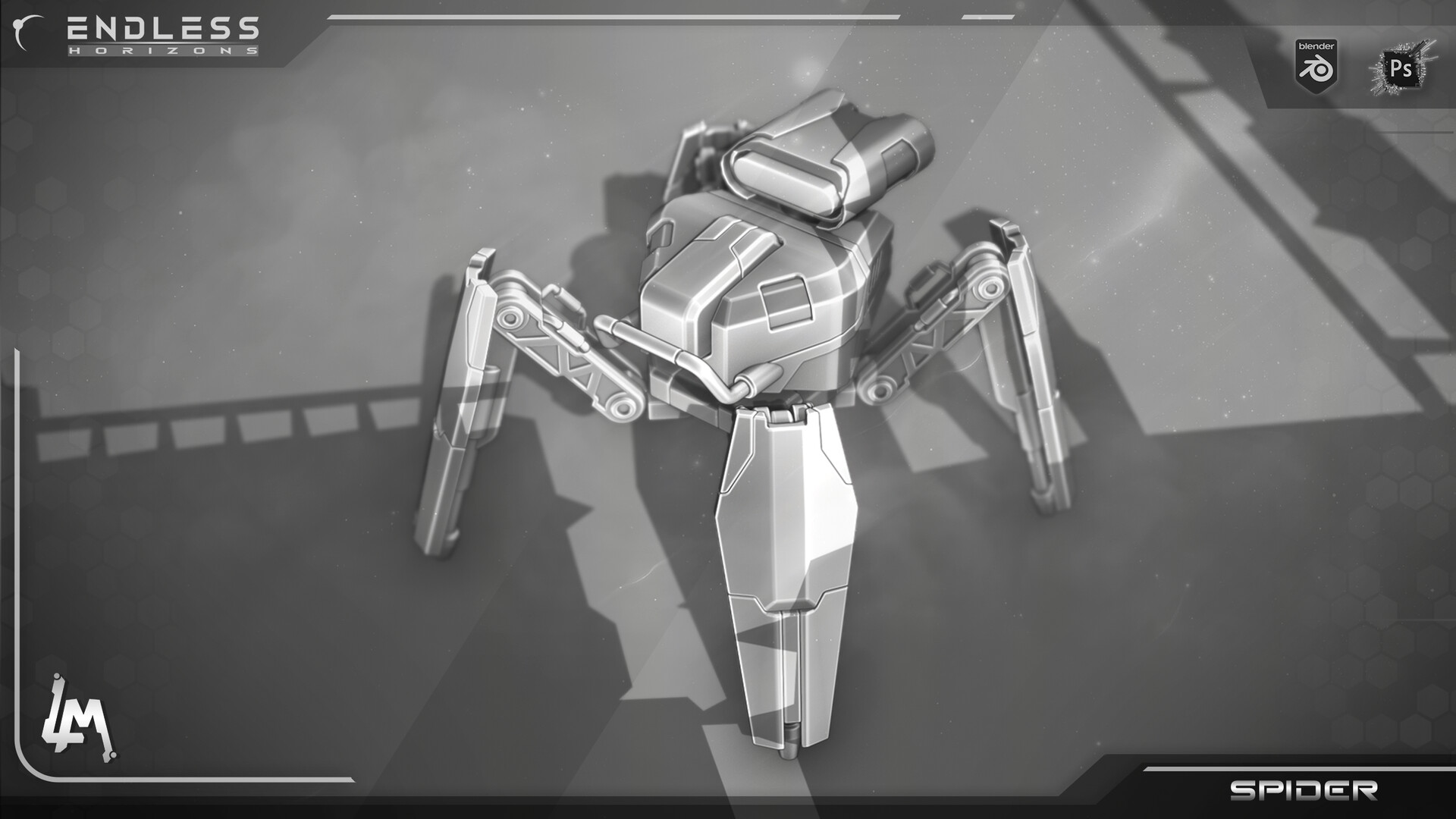 ArtStation - Robot "Spider" Sci-Fi