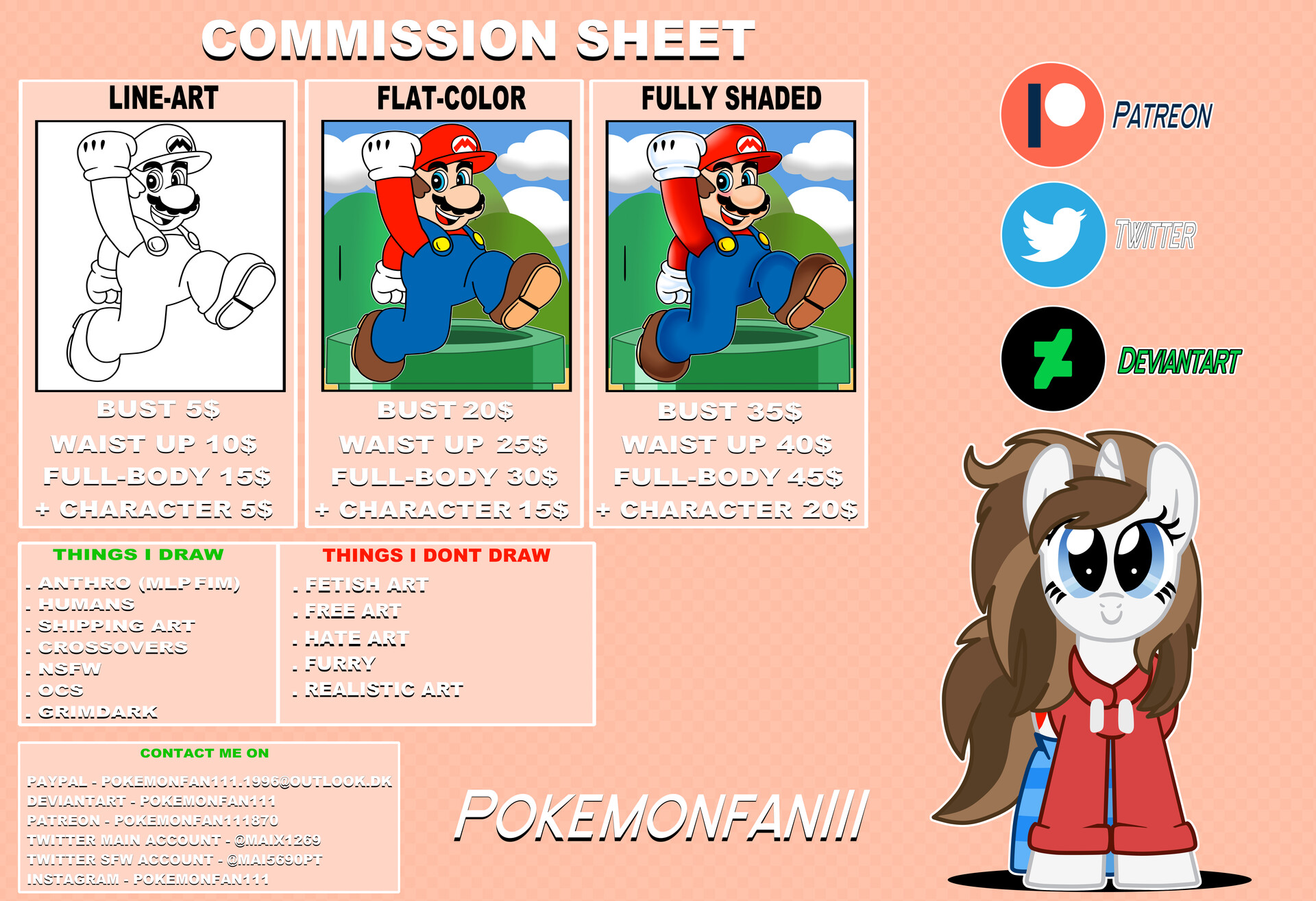 ArtStation - Commissions Terms + Prices