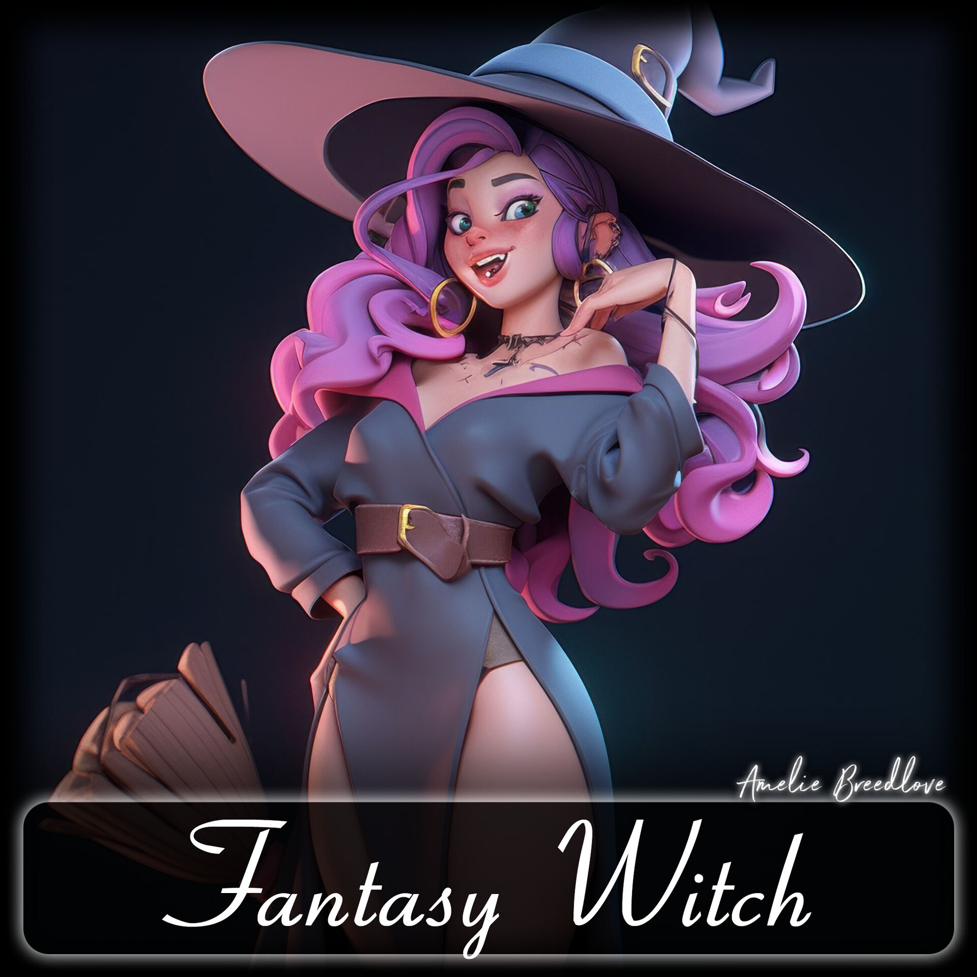ArtStation - 200 Fantasy Witch Reference Pack | 4K | v.36