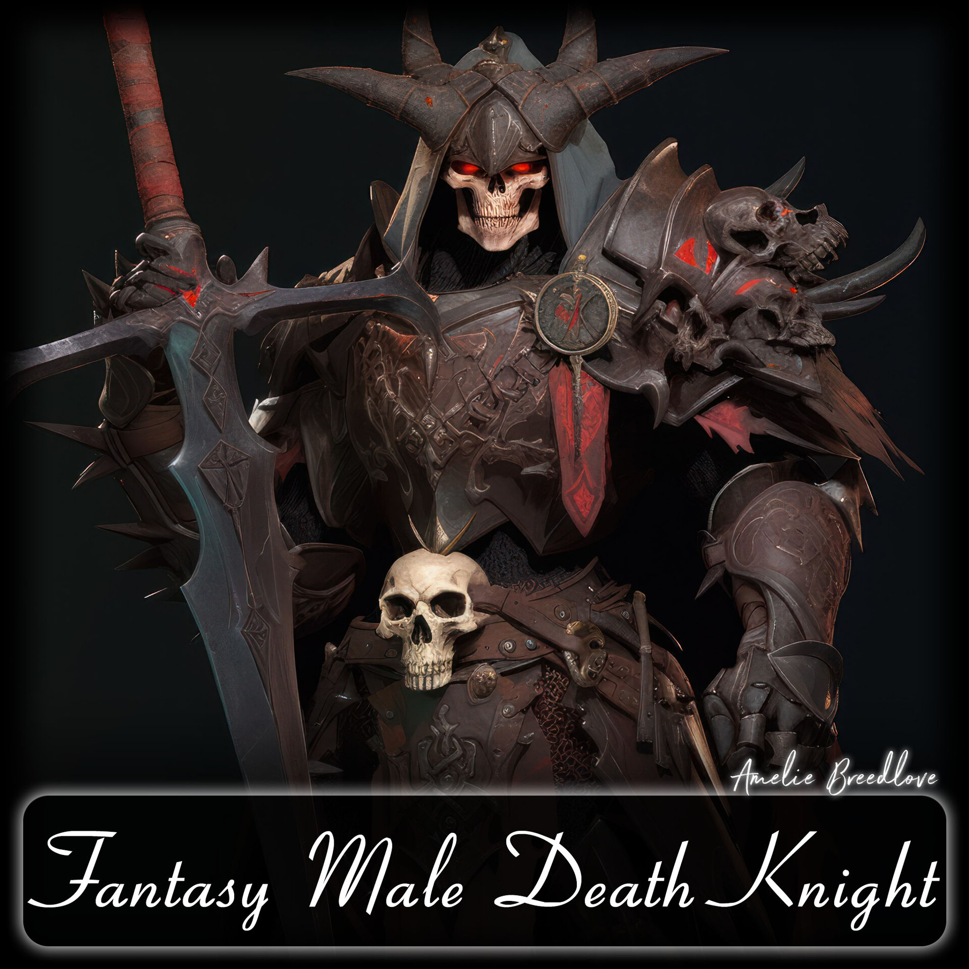 ArtStation - 200 Fantasy Male Death Knight Reference Pack | 4K | v.39