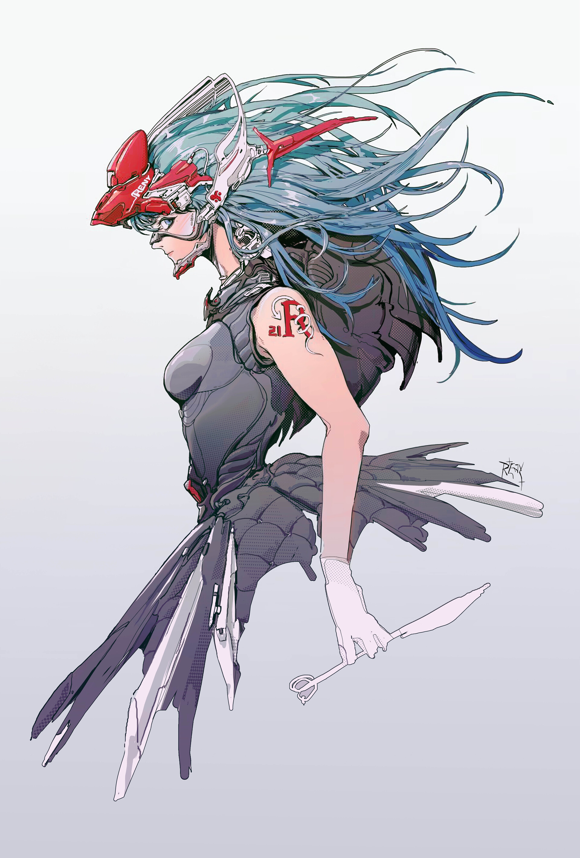 ArtStation - Character draft design practice-06 描边练习