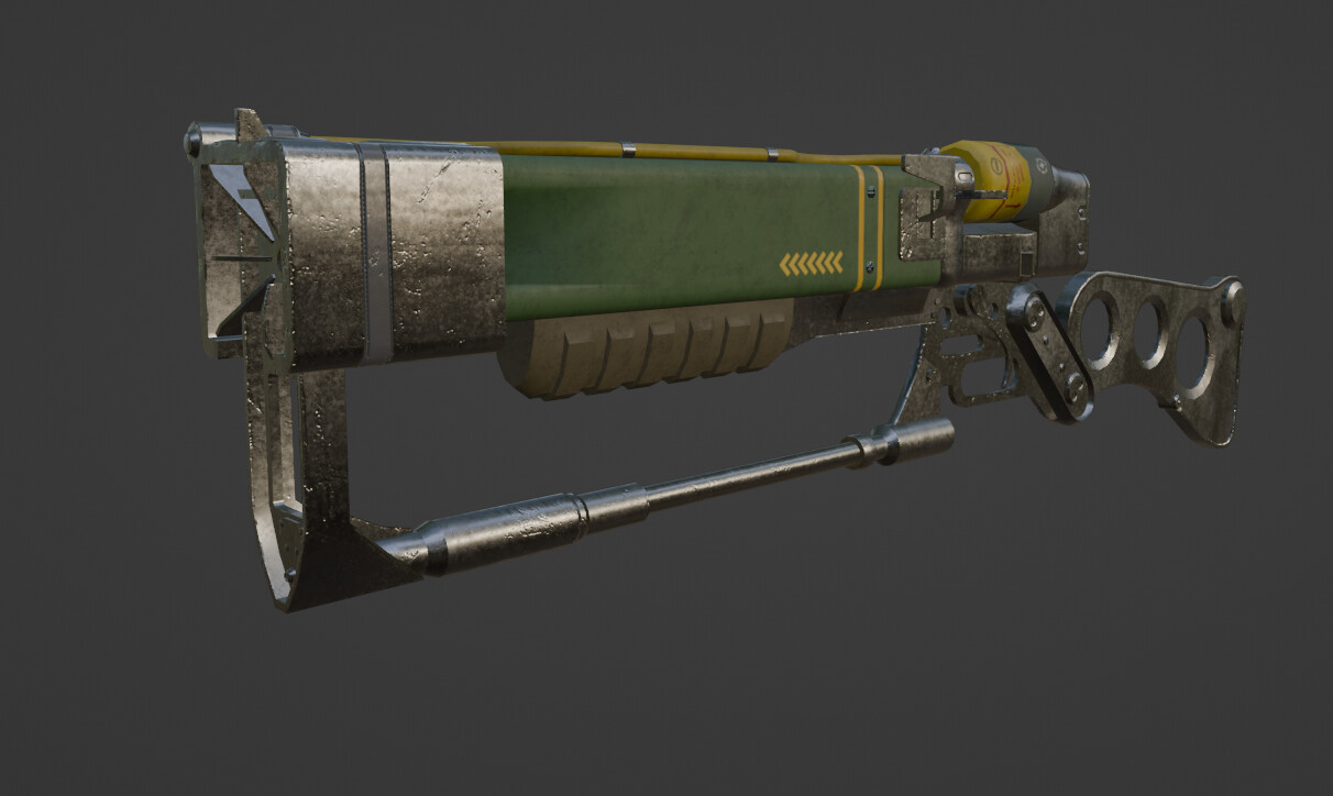 ArtStation - Fallout Lazer Rifle