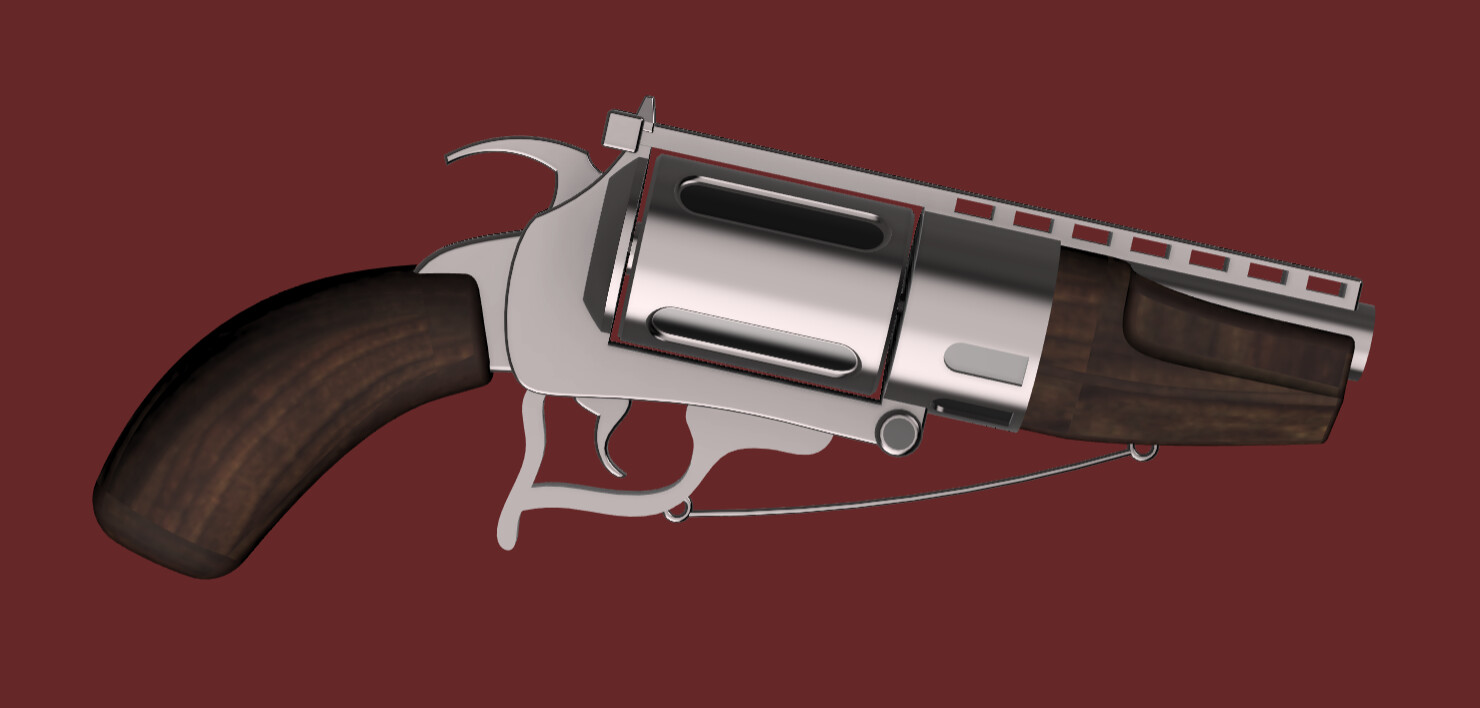 ArtStation - Fallout TV show - Cooper "The Ghoul" Howard revolver 3D ...