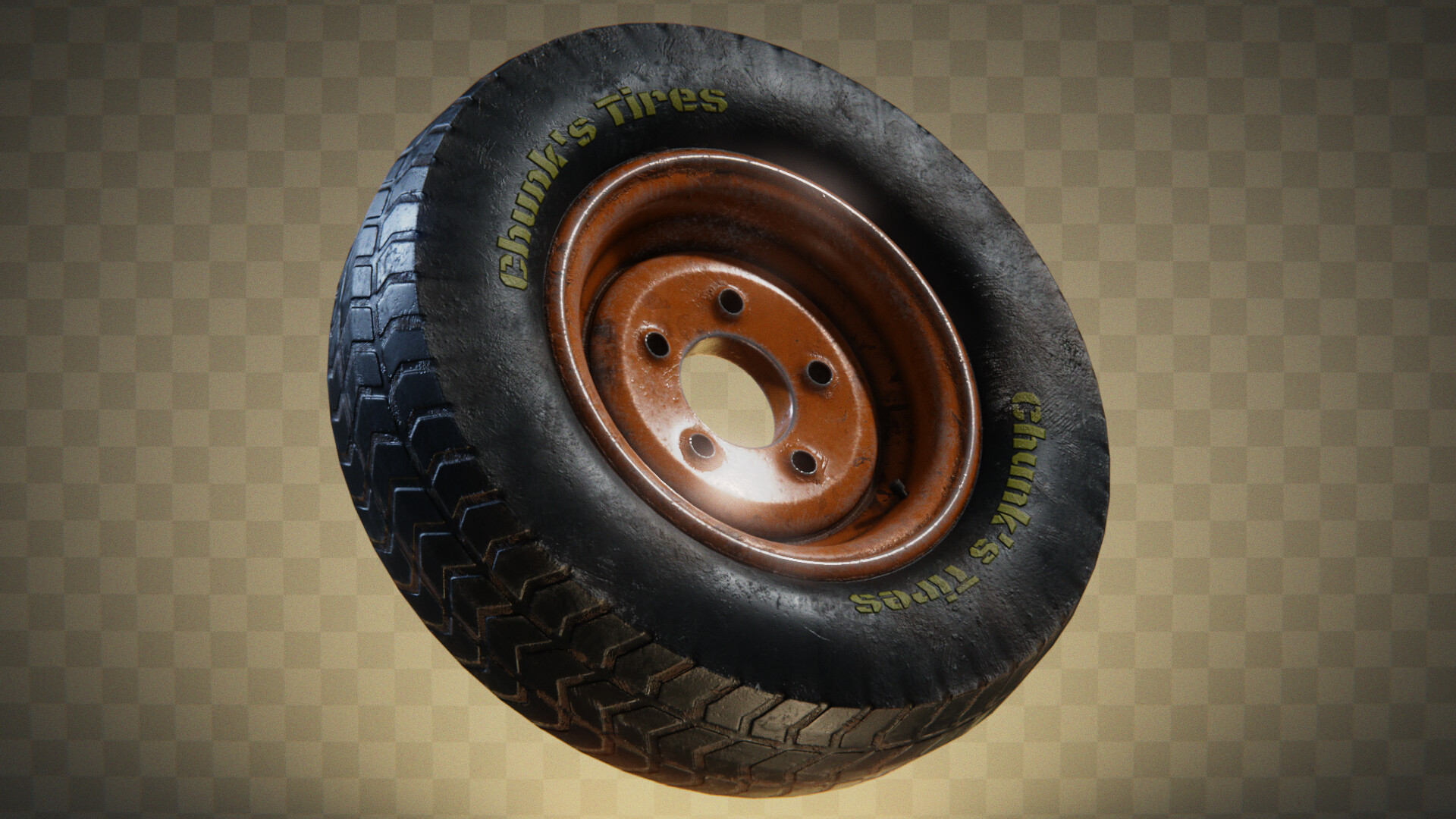 ArtStation - Game Ready Tire Asset
