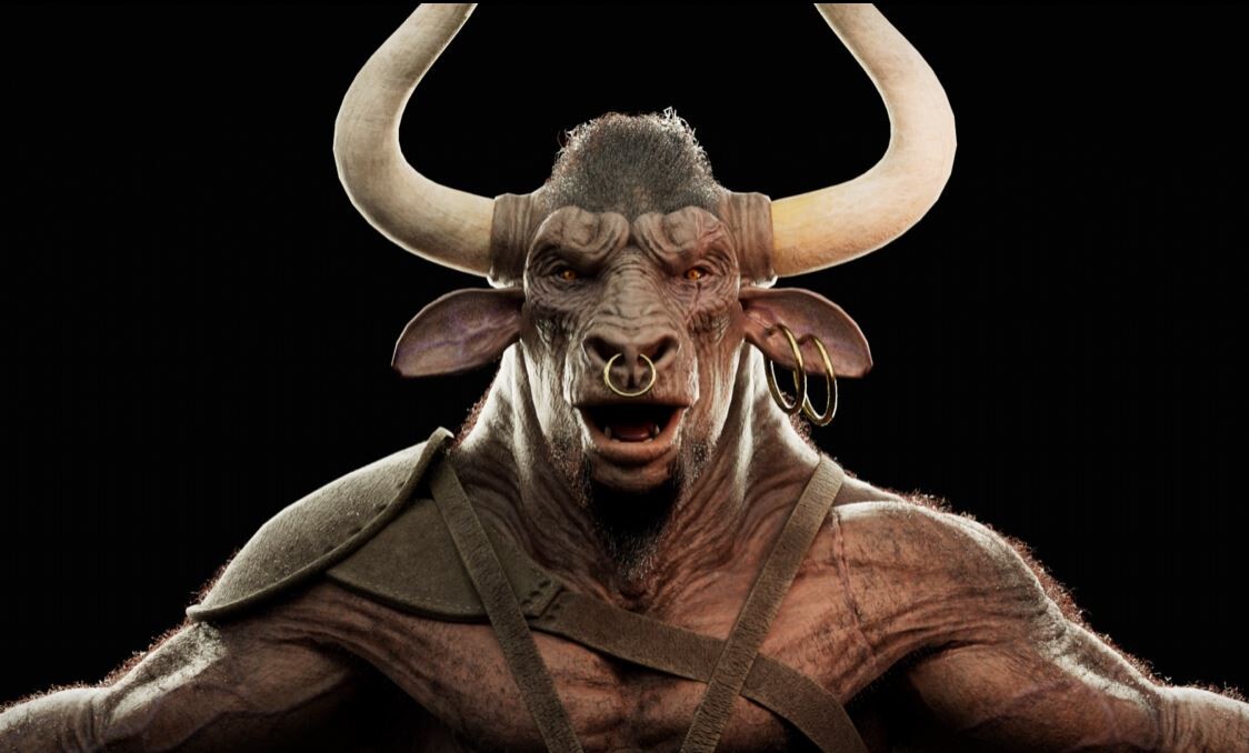 ArtStation - Gorrila Minotaur Morph