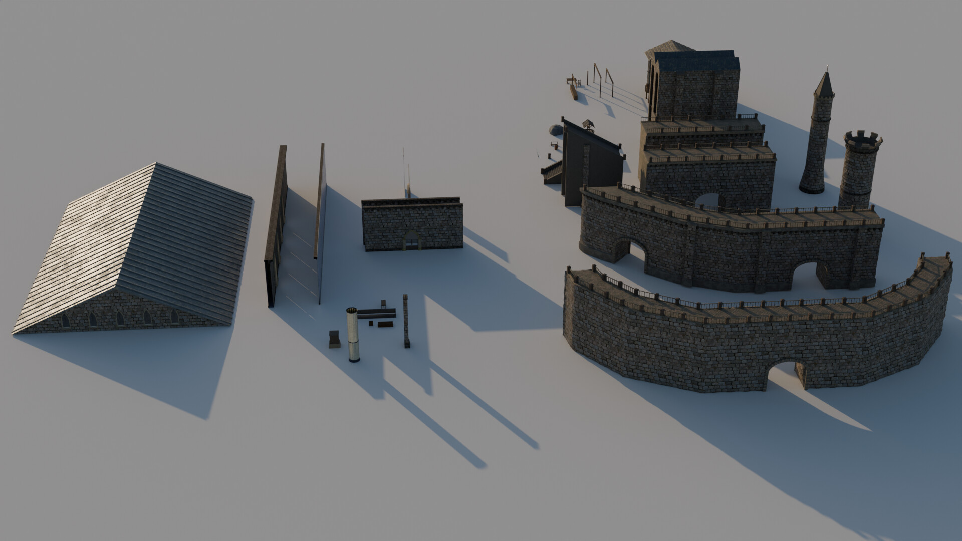 Binary Drawing - Castle