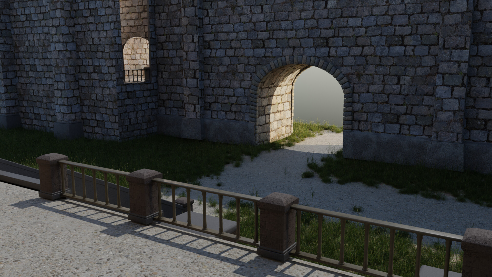 Binary Drawing - Castle