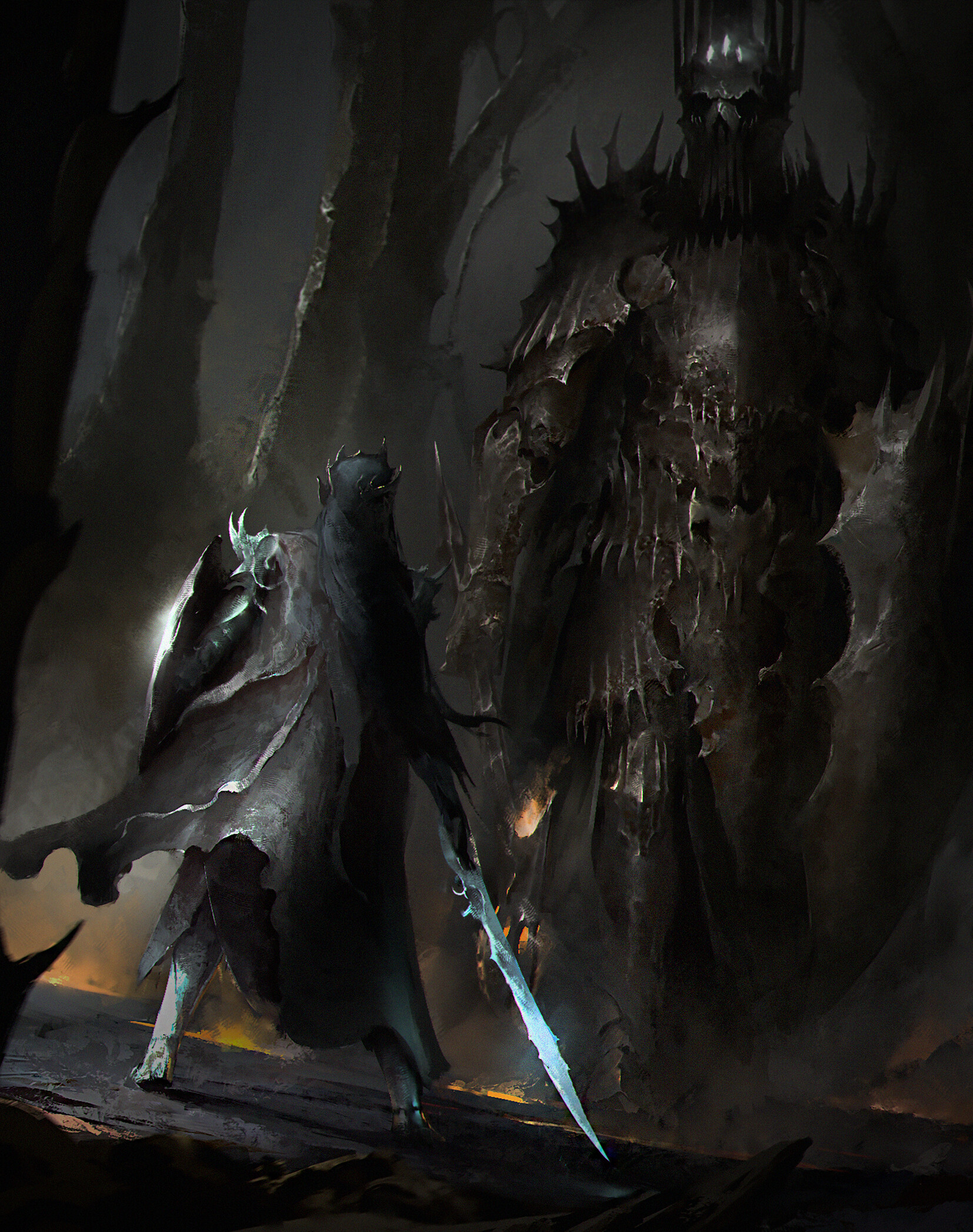 ArtStation - Fingolfin x Morgoth
