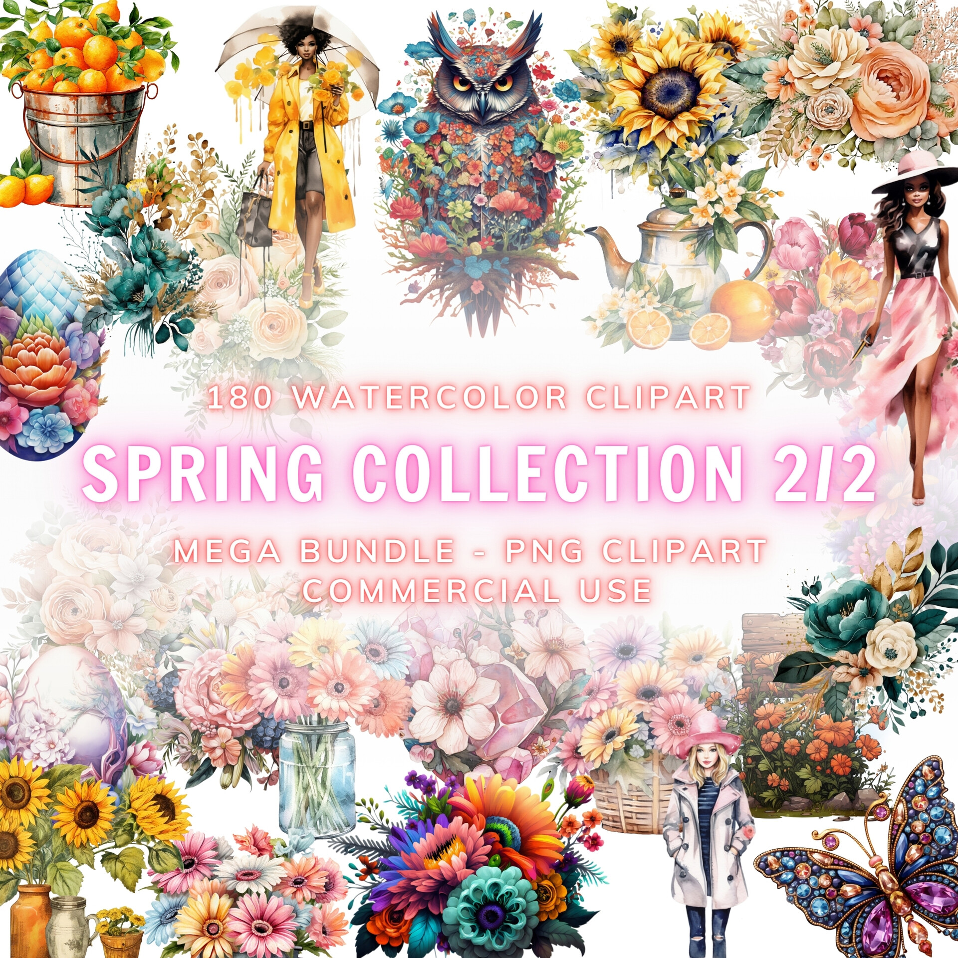 ArtStation - Spring PNG, Garden Clipart, Transparent Clipart ...