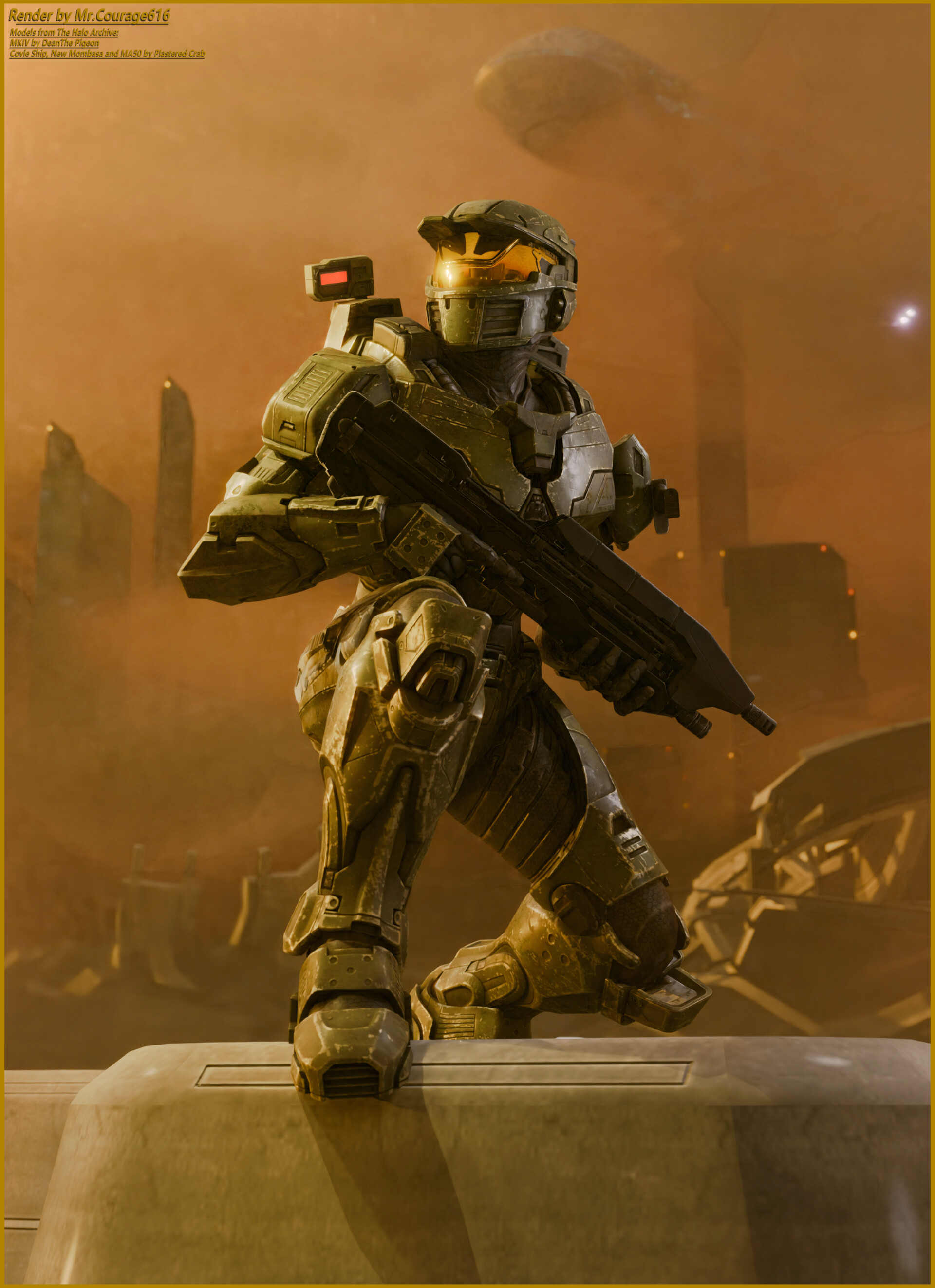 ArtStation - 𝘿𝙐𝙎𝙏 𝘼𝙉𝘿 𝙀𝘾𝙃𝙊𝙀𝙎 - 𝘏𝘢𝘭𝘰 2 𝘊𝘰𝘷𝘦𝘳 𝘙𝘦𝘤𝘳𝘦𝘢𝘵𝘪𝘰𝘯