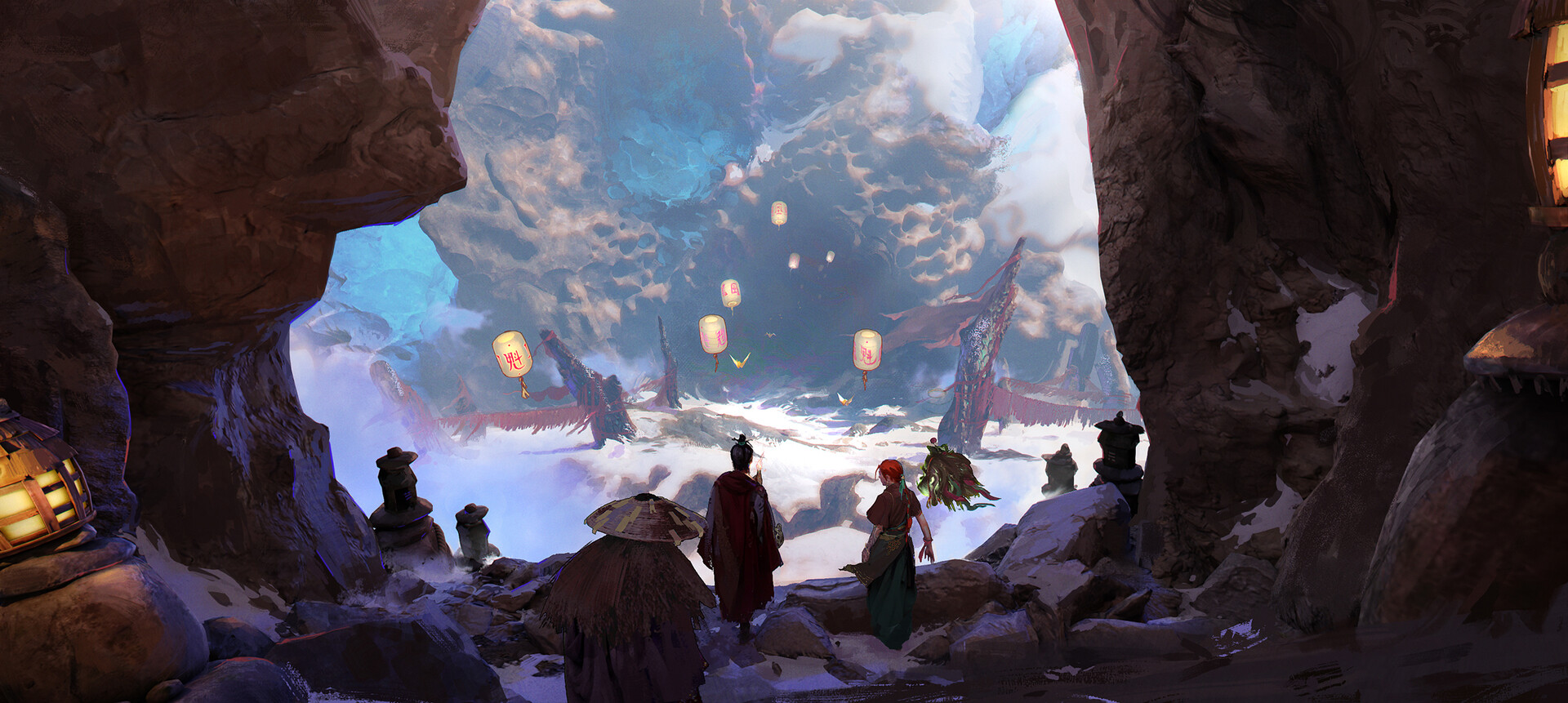 ArtStation - Exploring caves--