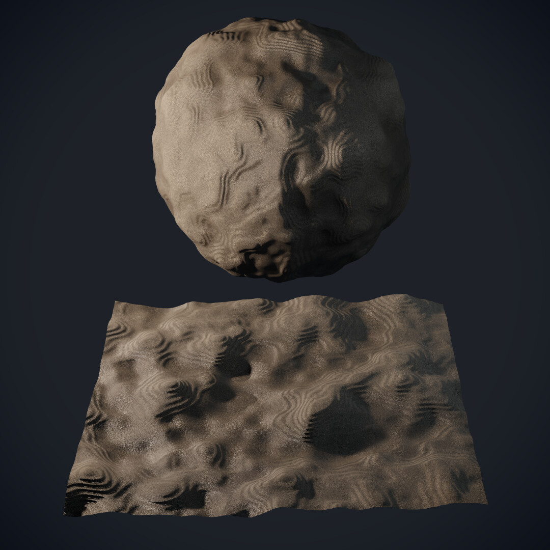 ArtStation - Procedural Sand Study