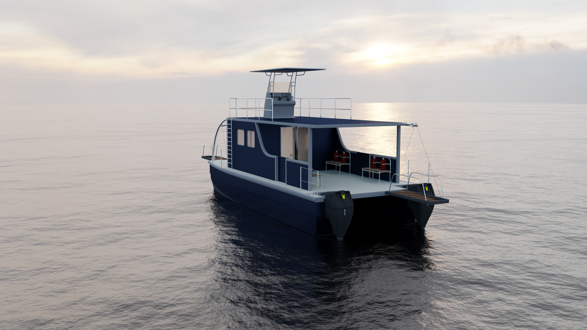 ArtStation - Dive boat