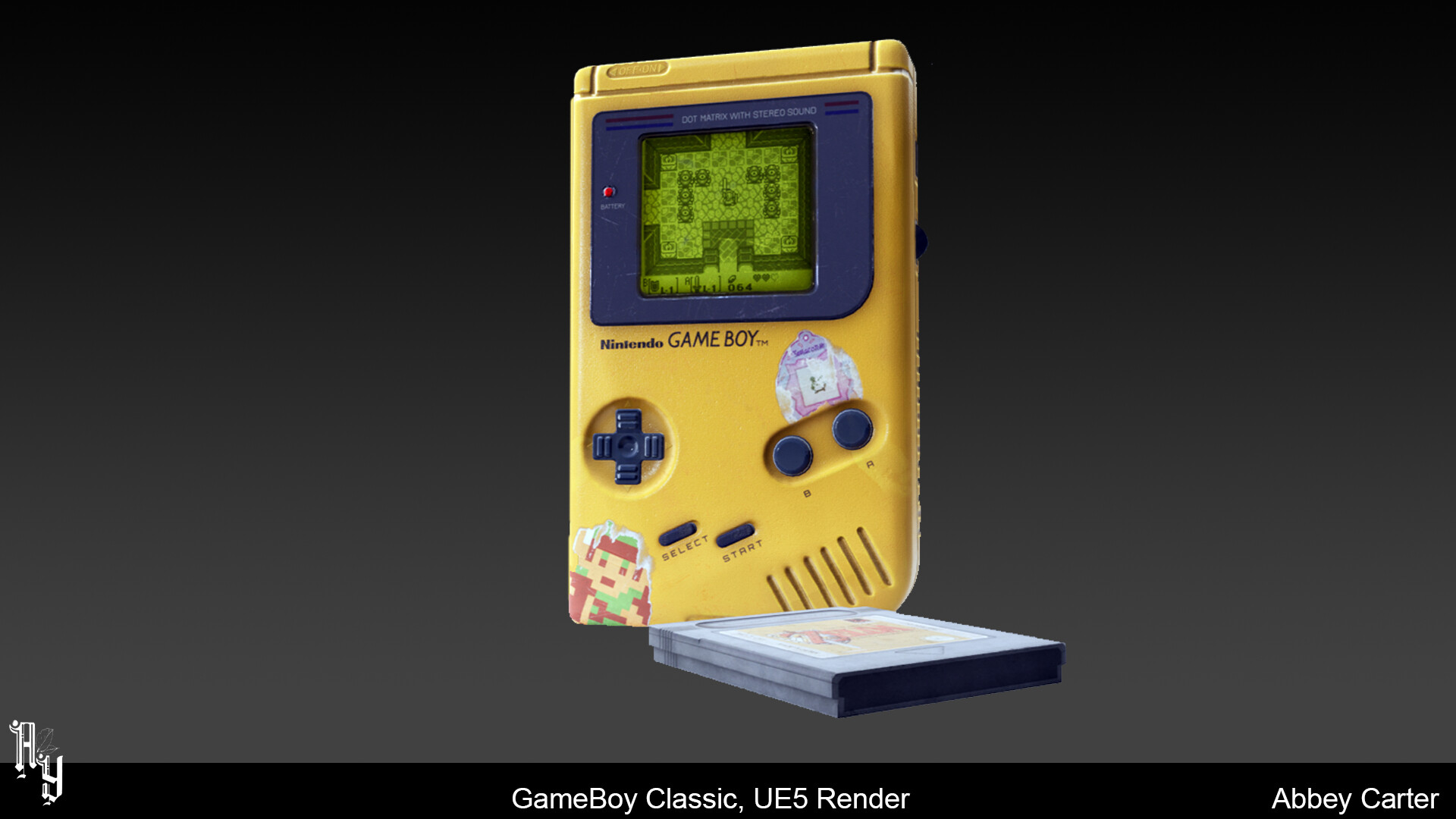 Abbey Carter - Gameboy Classic, Yellow Variant