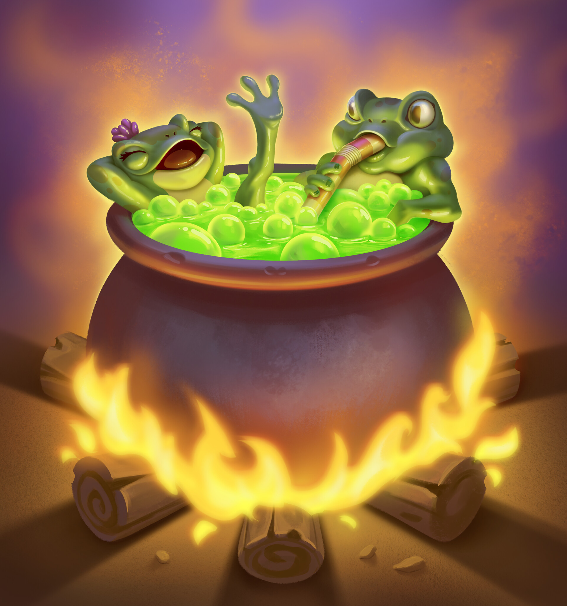 ArtStation - Once Upon a Galaxy - Double Trouble Cauldron