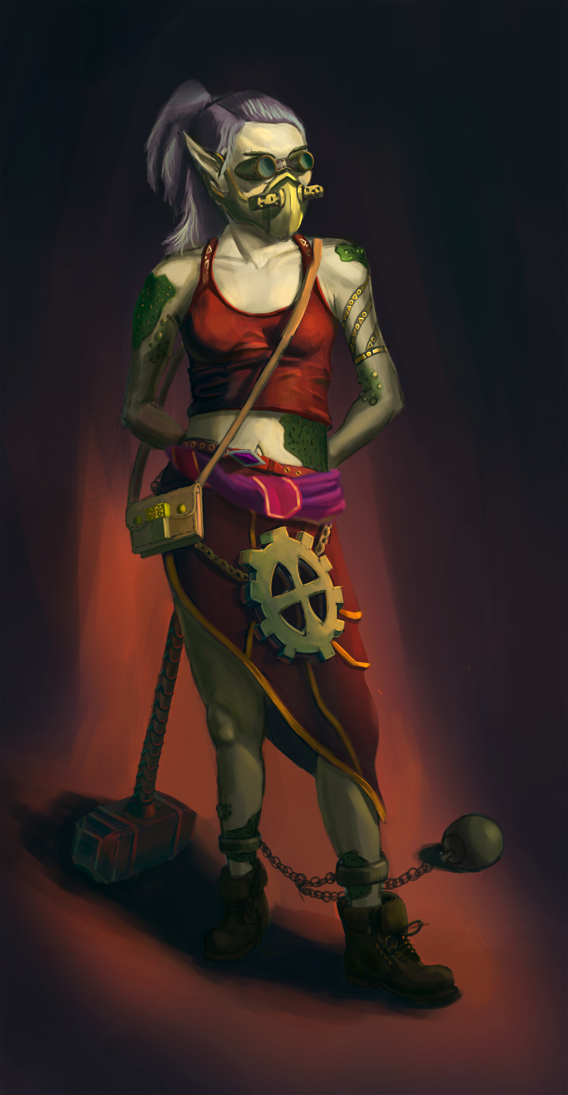 ArtStation - Prison elf hardwork