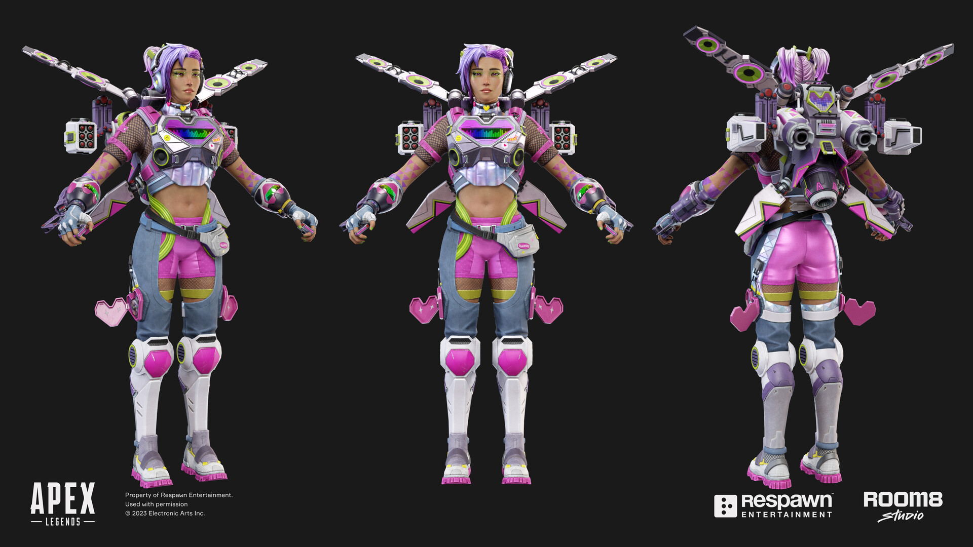 Room 8 Studio - Portfolio - Valkyrie (Apex Legends)