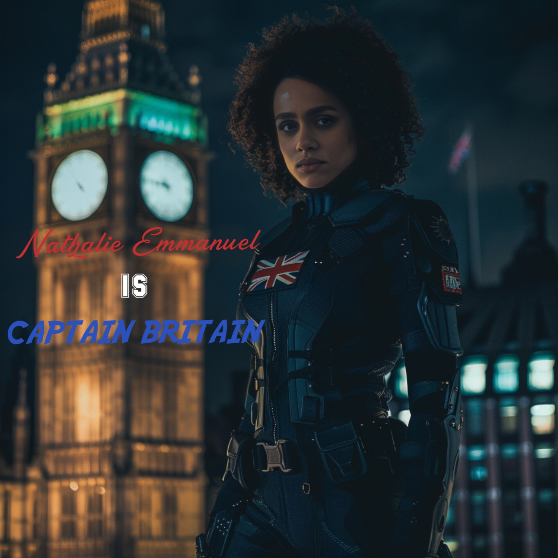 ArtStation - Nathalie Emmanuel as Captain Britain