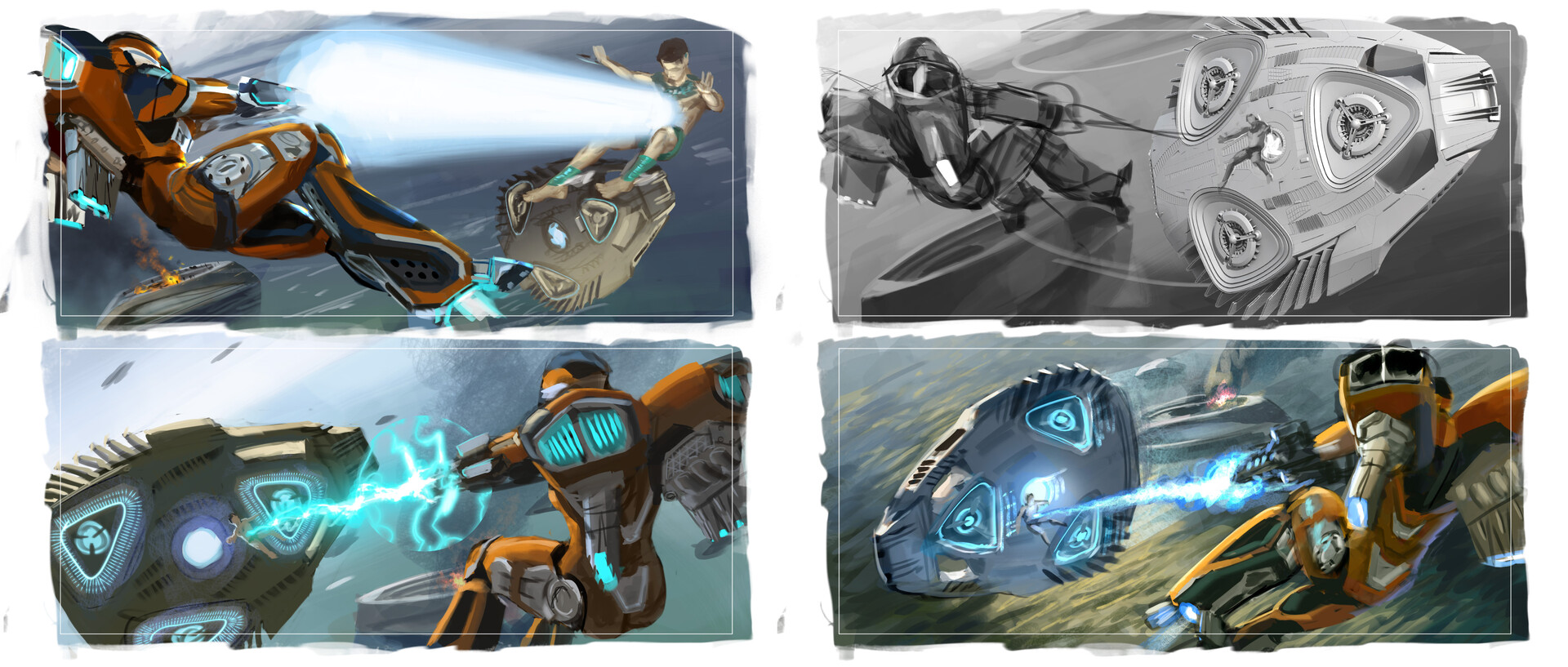 Phil Saunders - Black Panther Wakanda Forever: Ironheart vs. Namor Keyframe (2020)