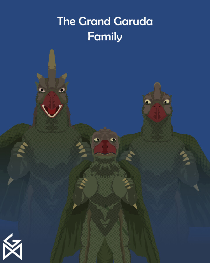 ArtStation - The Grand Garuda Family