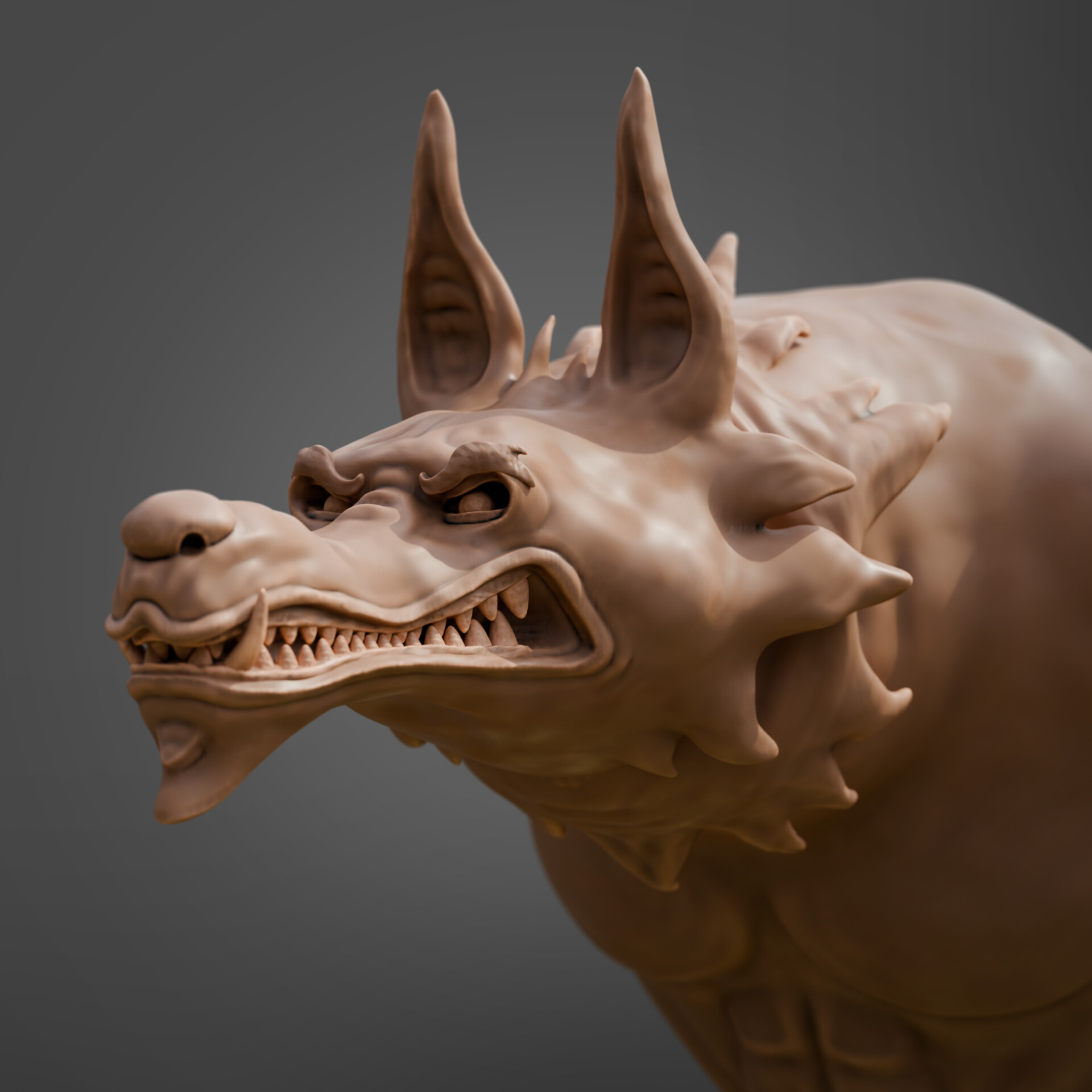 ArtStation - Stylized Wolf Sculpt