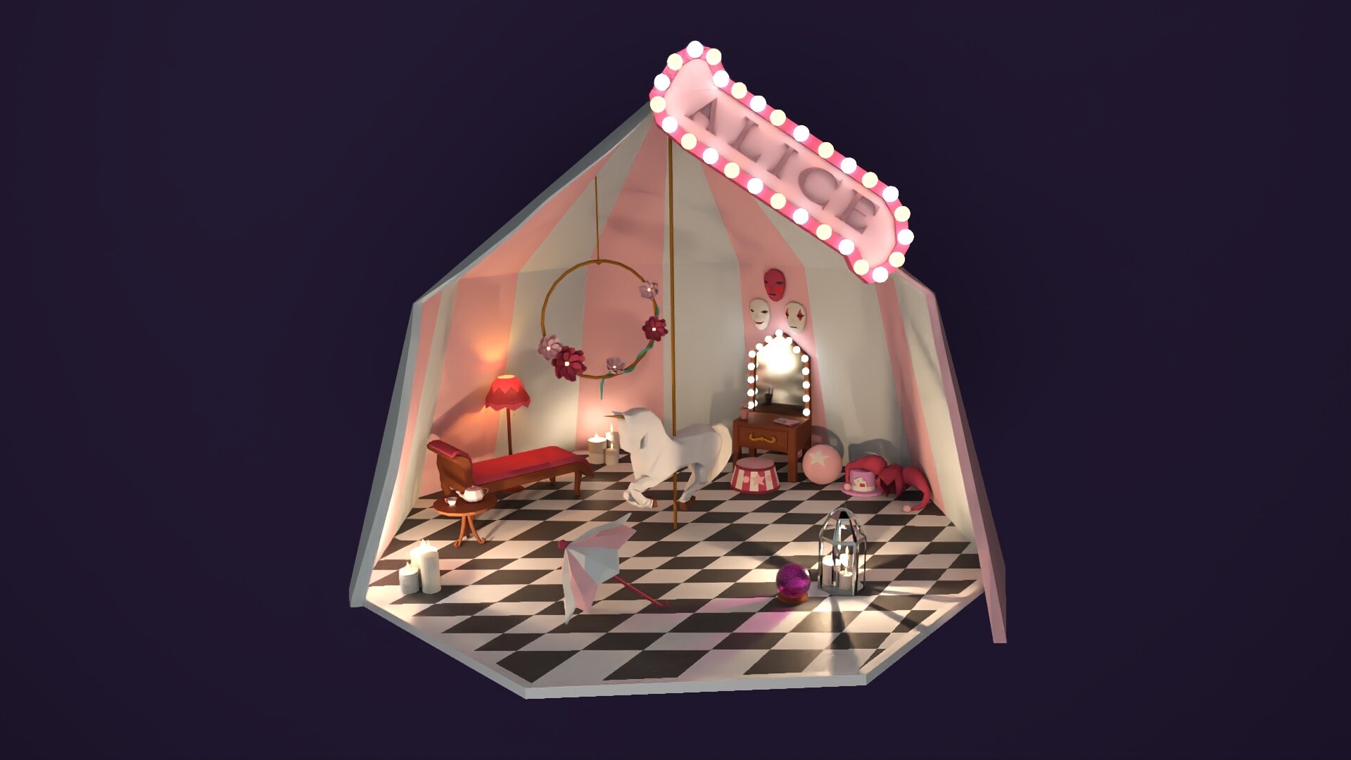 ArtStation - Circus Diorama