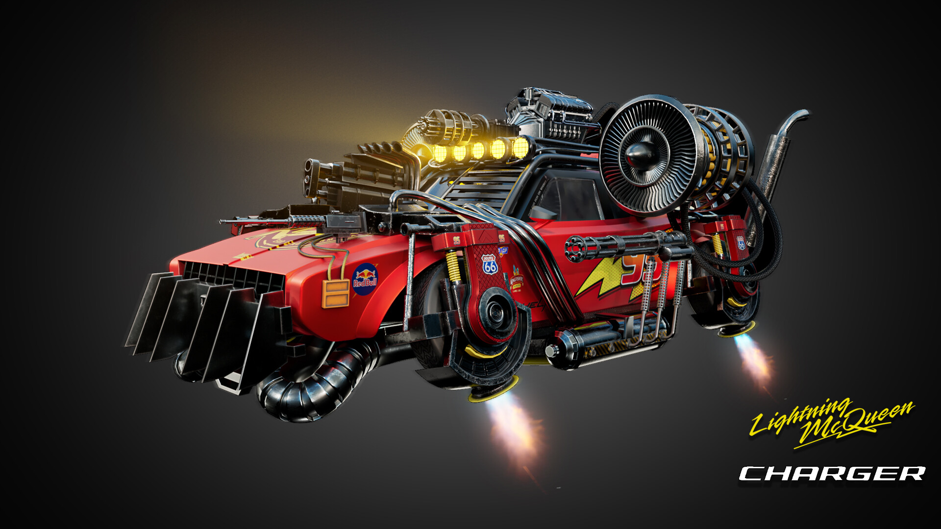 Harsh Acharya - Lighting McQueen Charger || Sci Fi Car