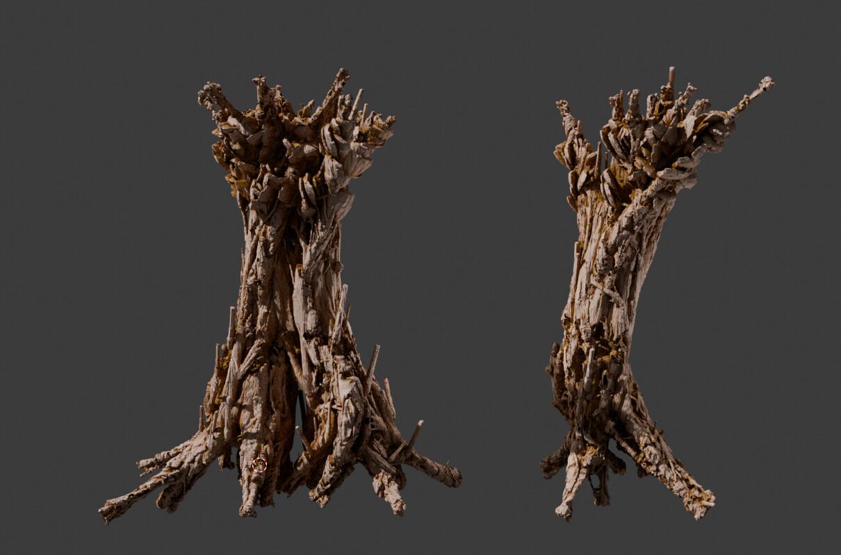 ArtStation - God of War Tree01 Blender Geometry node