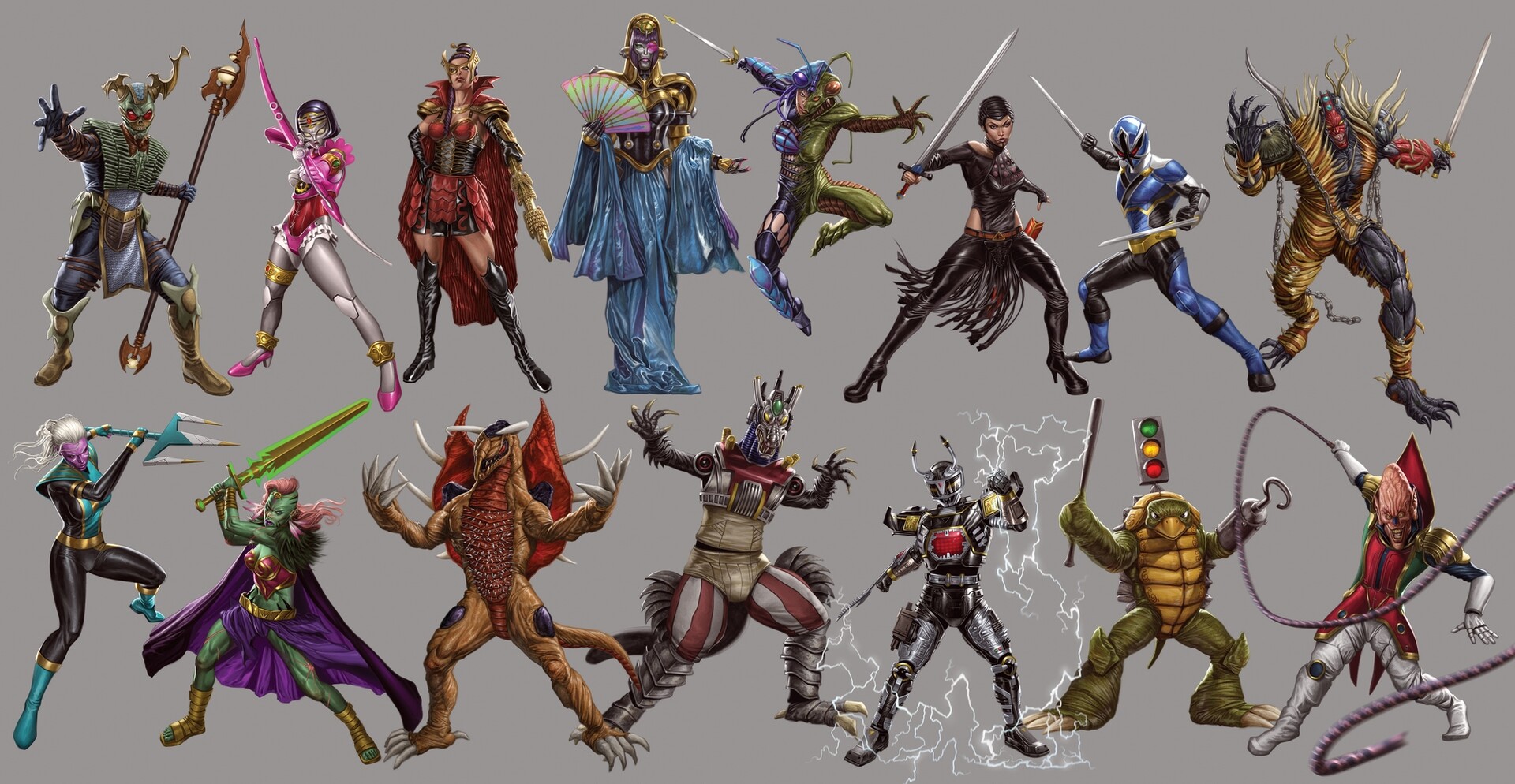 ArtStation - Power Rangers Characters for Renegade Game Studios