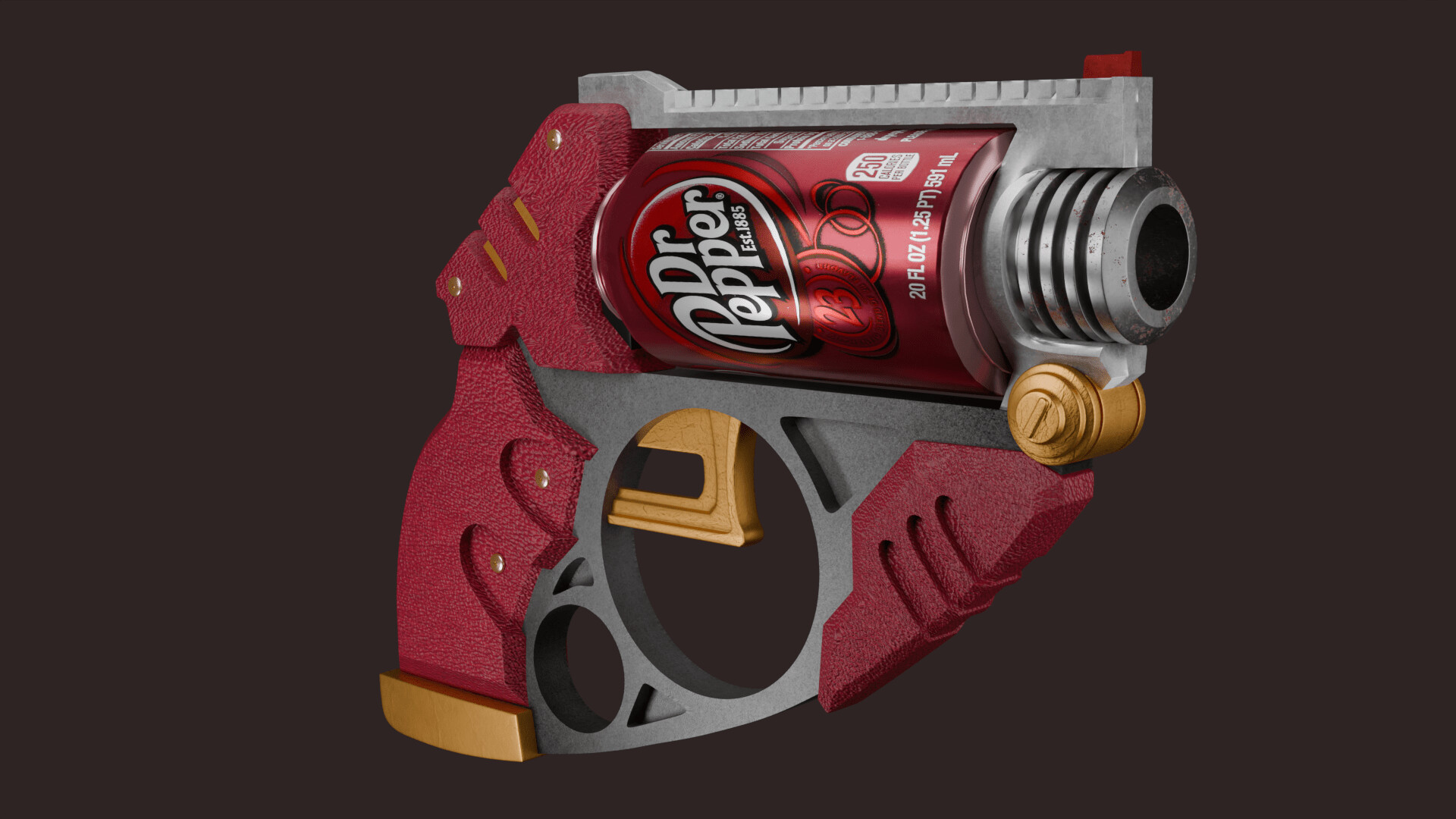 ArtStation - Dr Pepper Gun