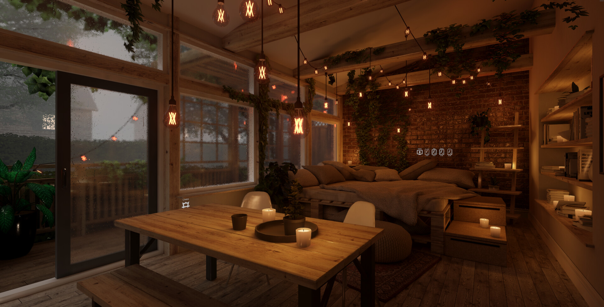 ArtStation - Cozy Calm - VRChat World