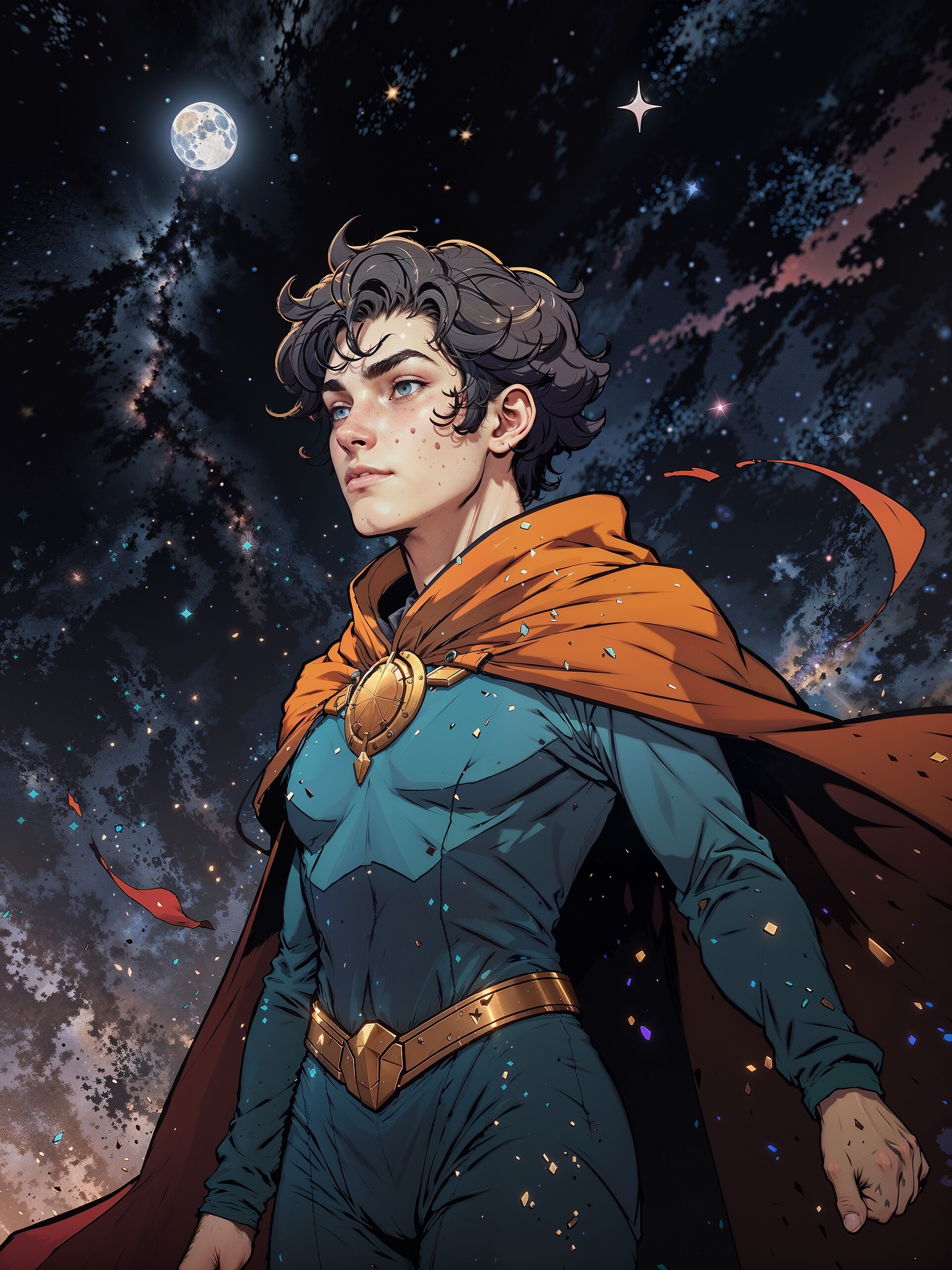 ArtStation - Nebula Nova: A Cosmic Hero