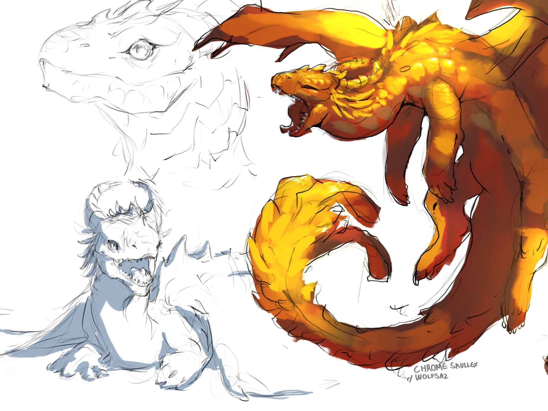 ArtStation - Andarna Fourth Wing