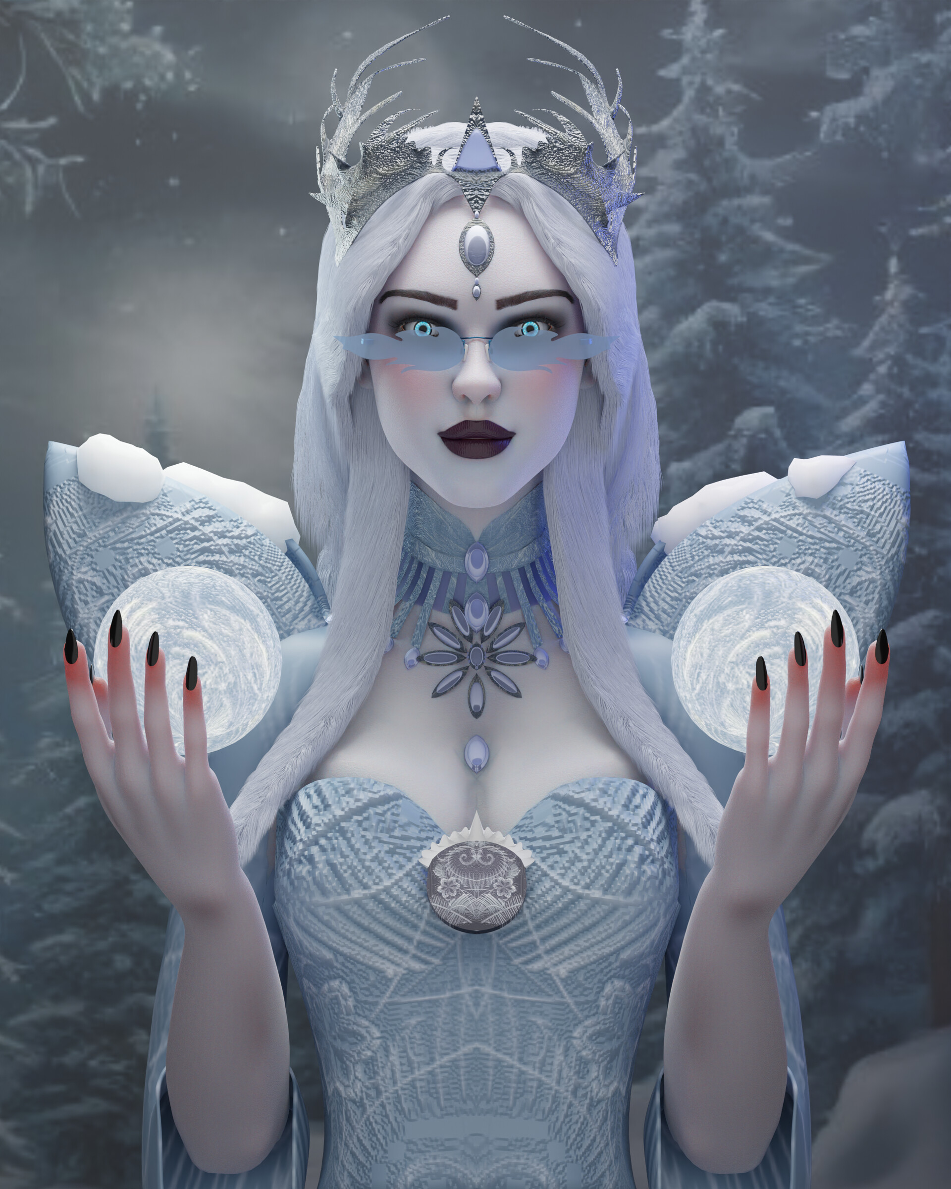 ArtStation - Winter queen
