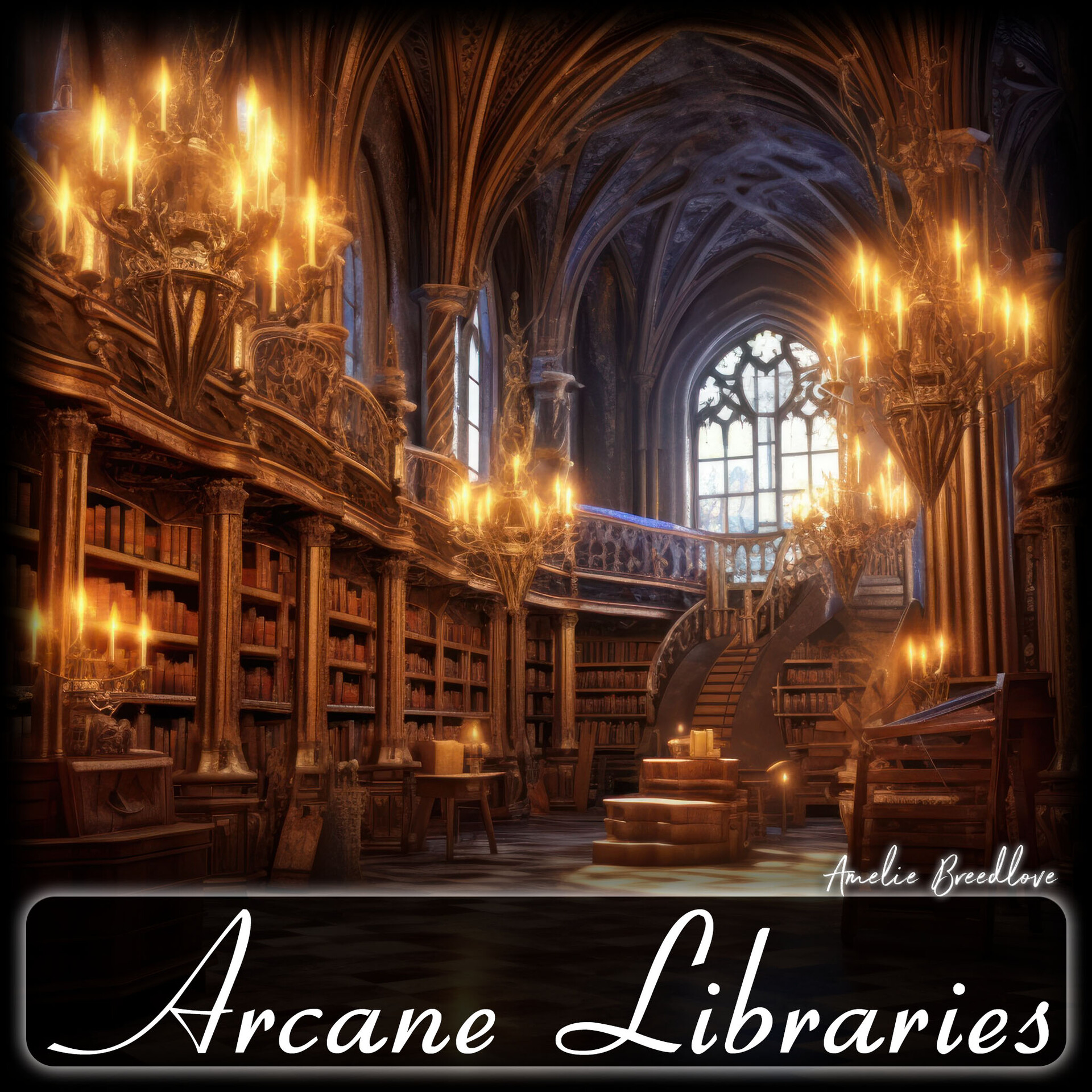 ArtStation - 300 Arcane Libraries Reference Pack | 4K | v.18