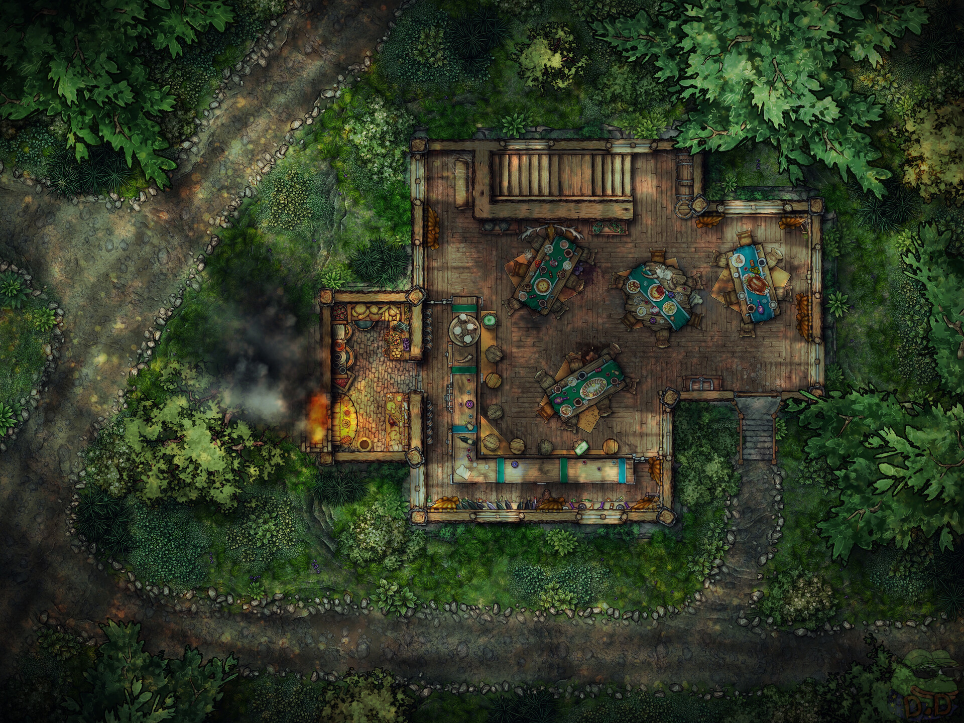 ArtStation - Stonehill Inn [Day]