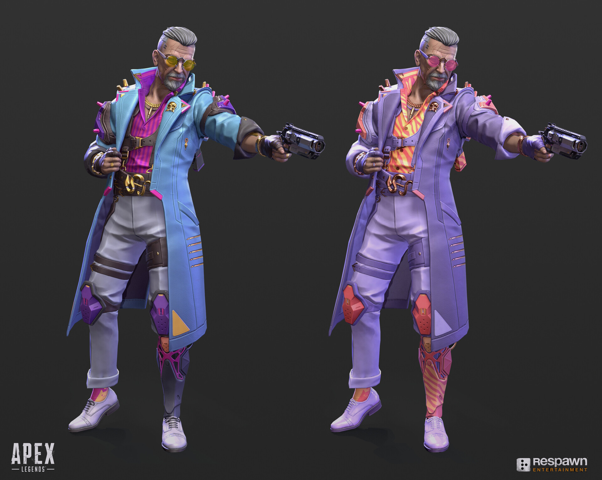 Liz Edwards - Character Artist - APEX - Ballistic - Vice Grip / Neon Sunset / Scarlet Sicario