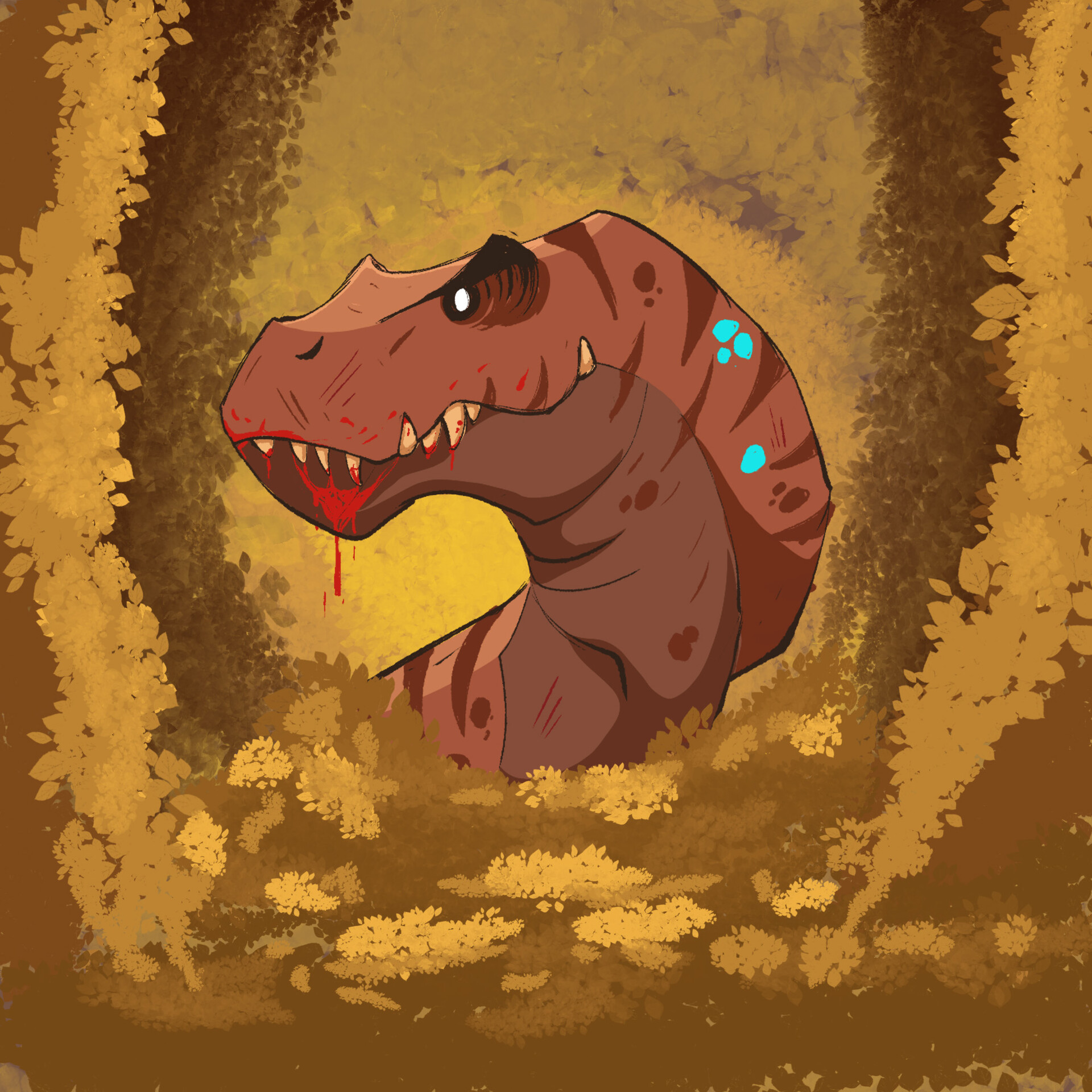 ArtStation - Dino on Hunt