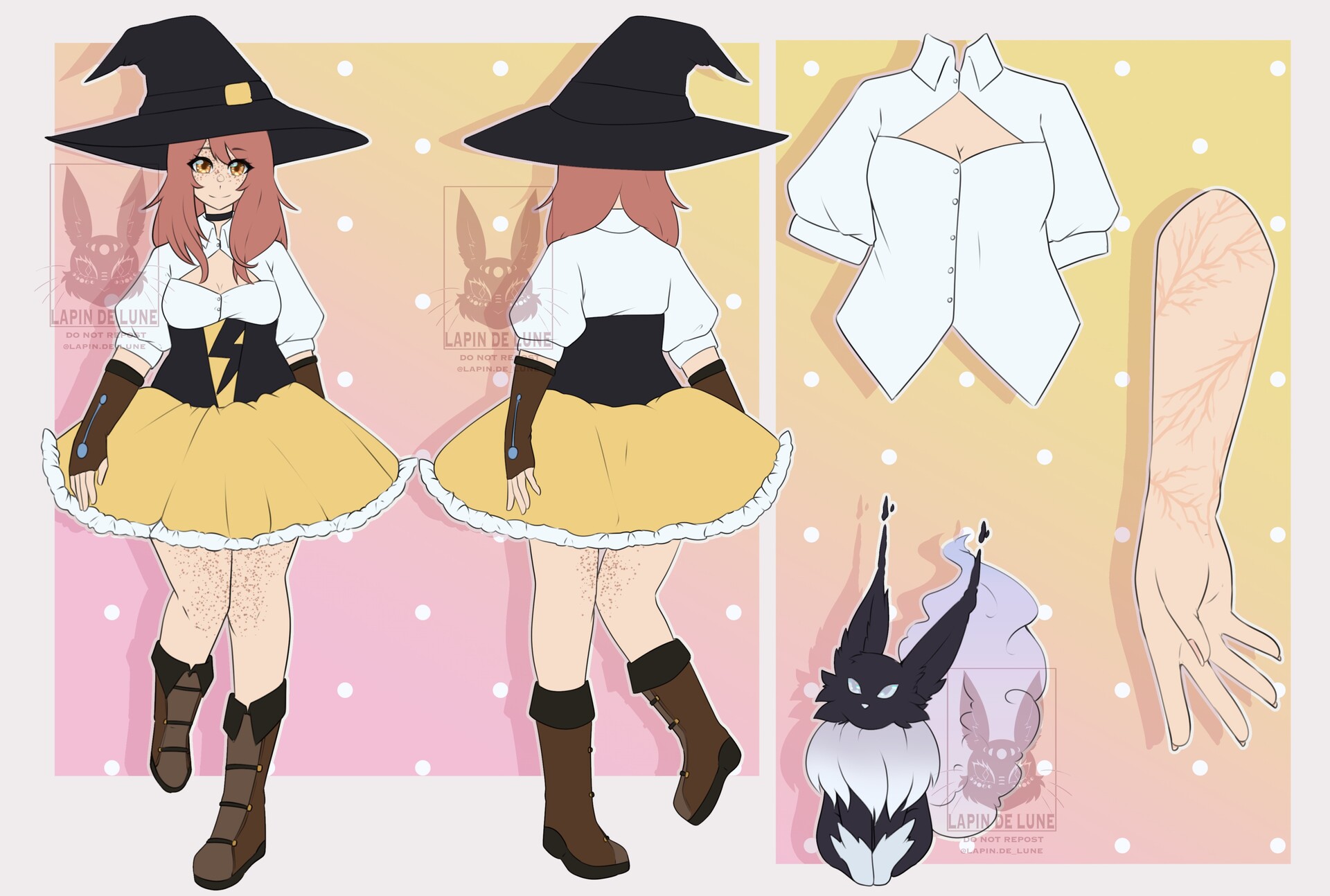 ArtStation - OC - Zyphire Reference sheet