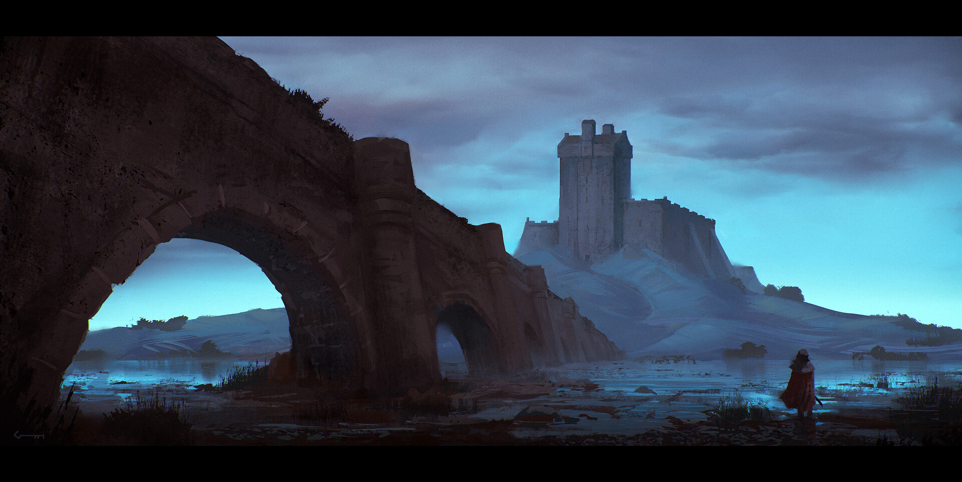 ArtStation - Bridge & Castle